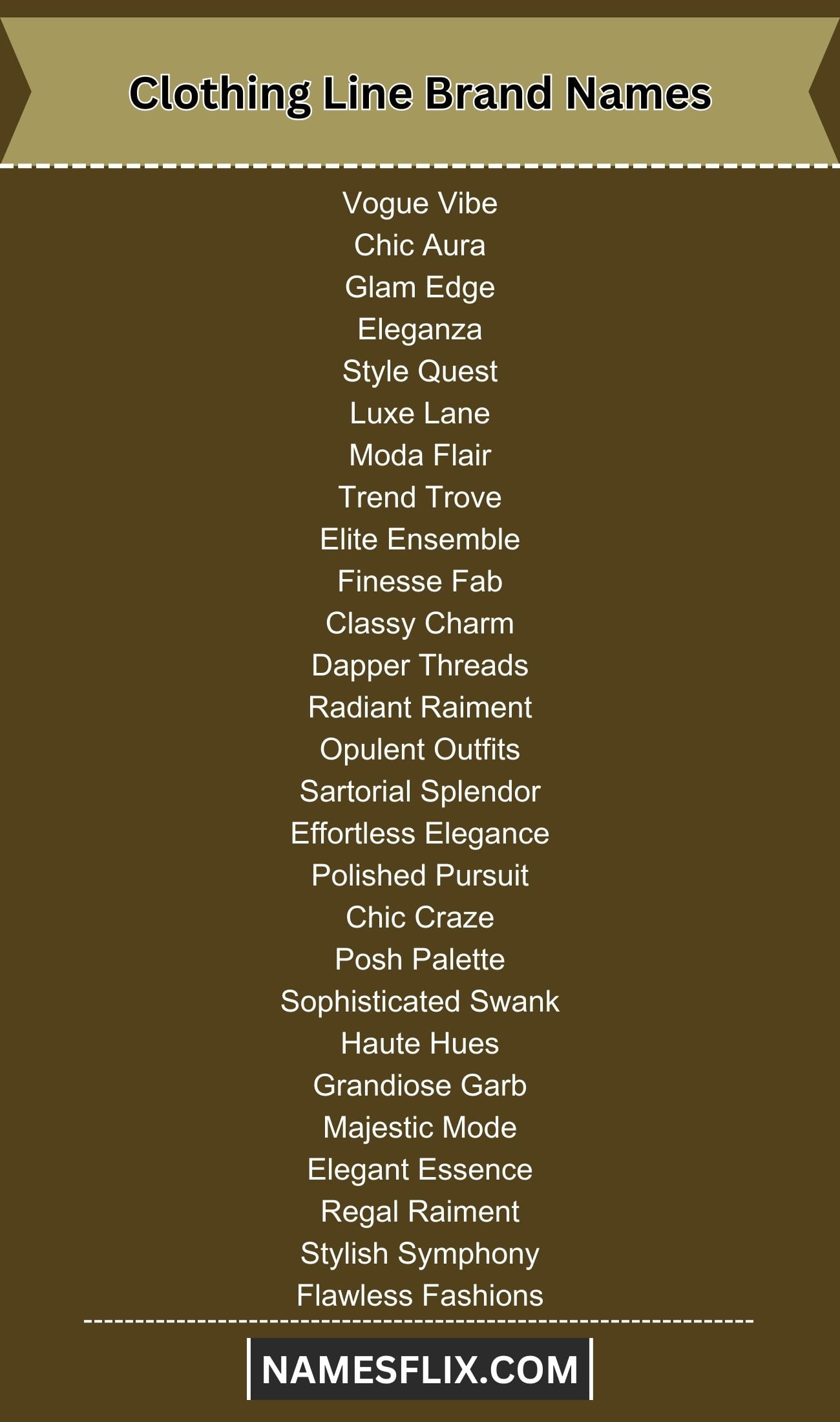 960+ Top Clothing Brand Names to Elevate Your Fashion Business