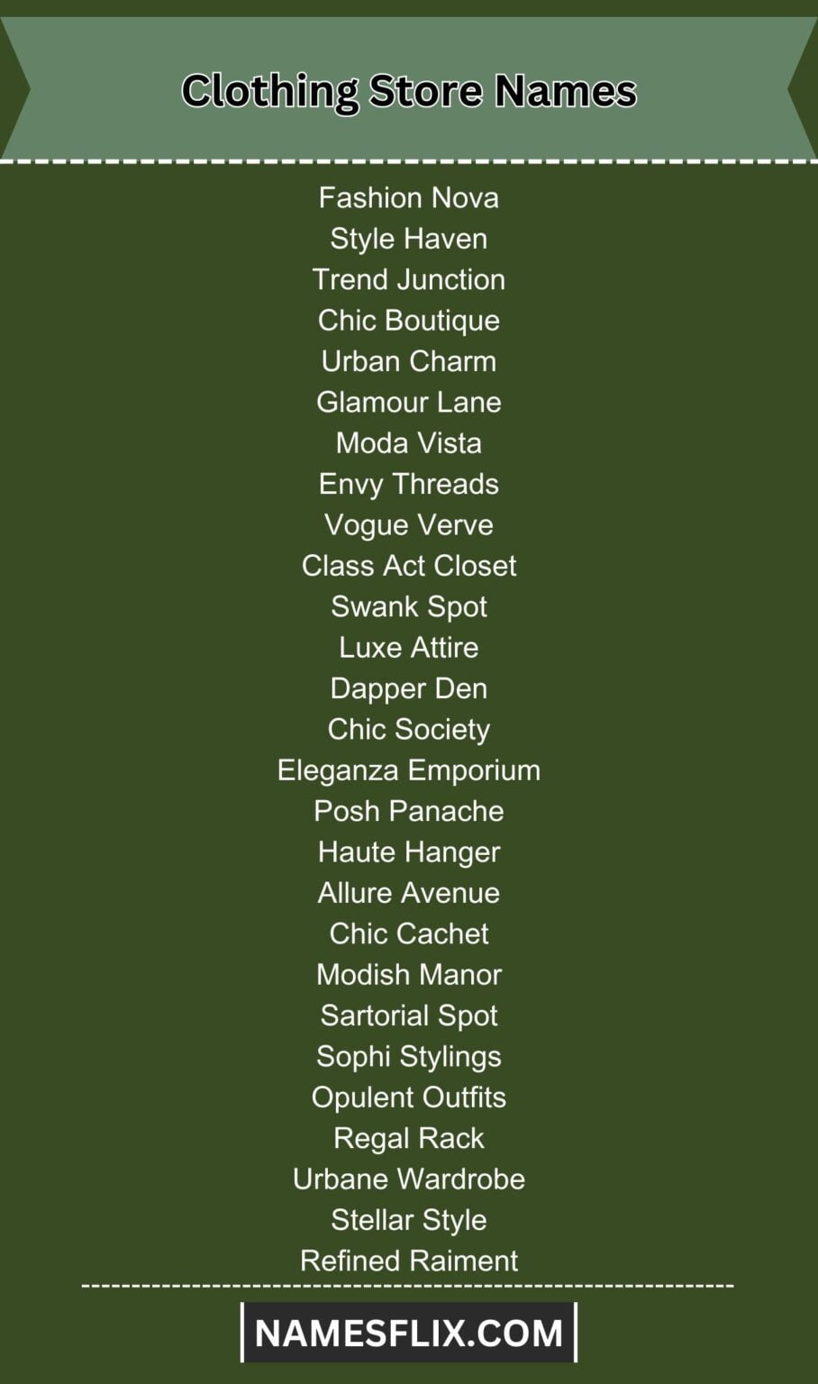 960+ Top Clothing Brand Names to Elevate Your Fashion Business