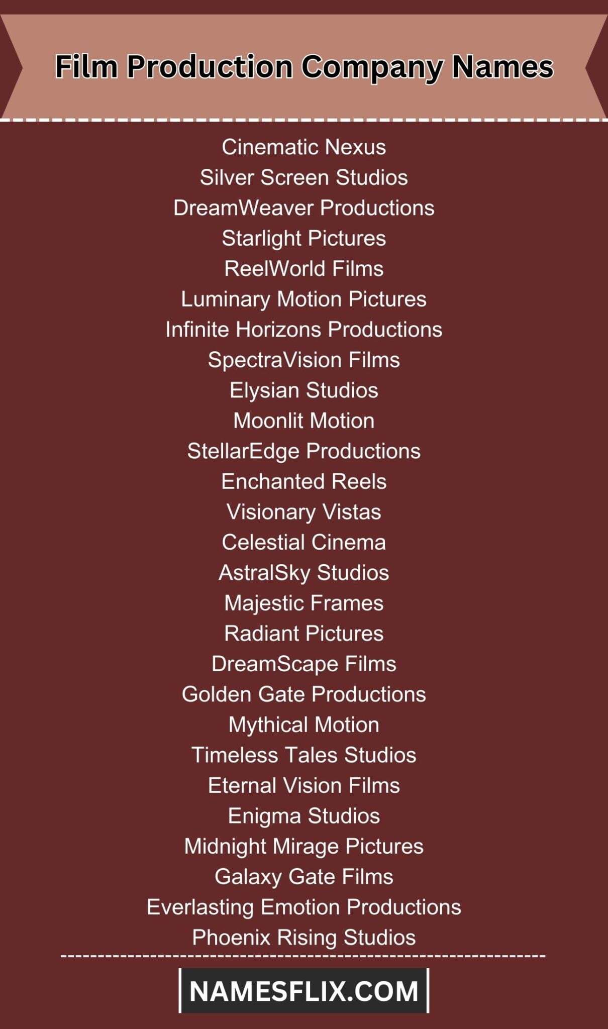 850+ Best Film Production Company Name Suggestions