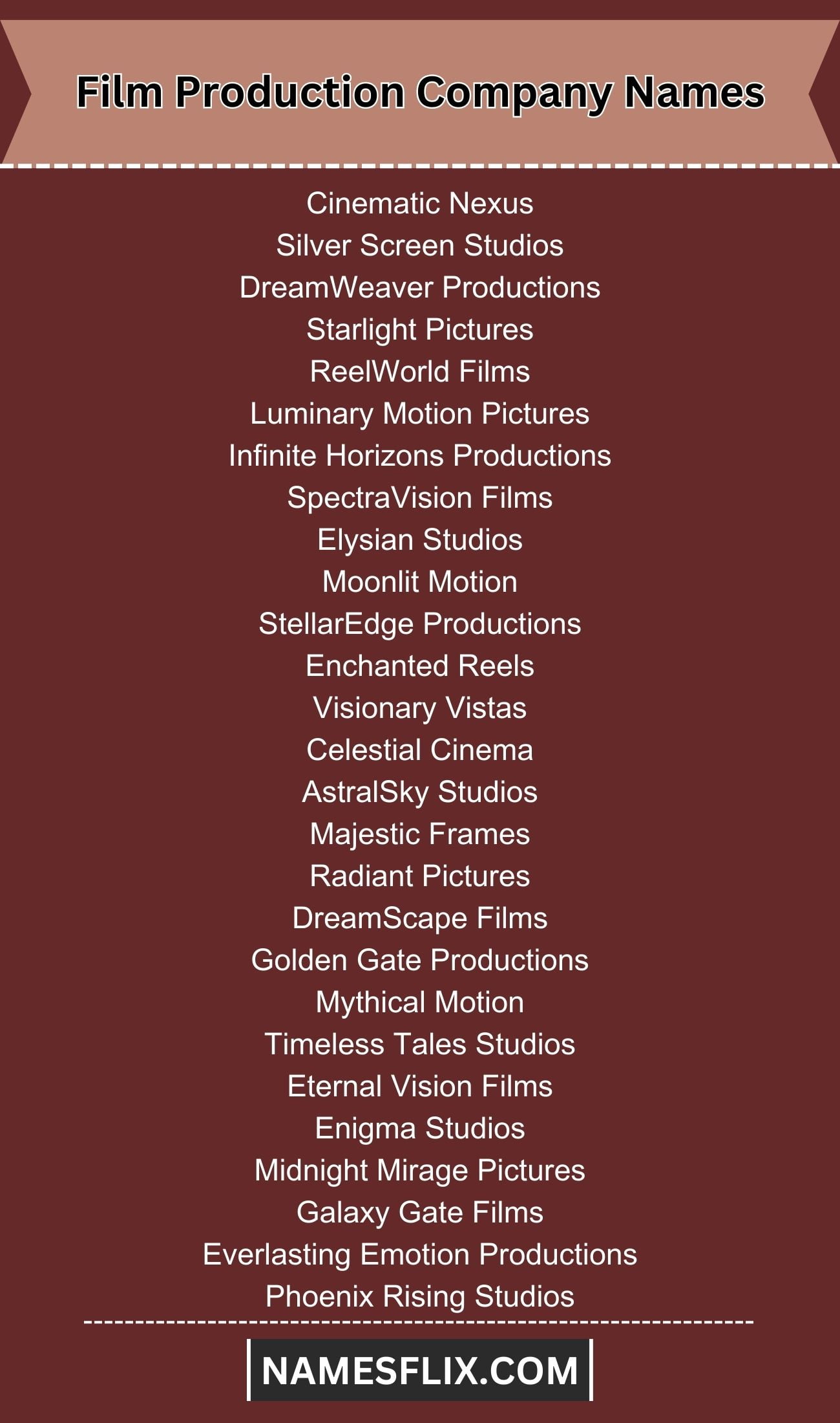 850+ Best Film Production Company Name Suggestions