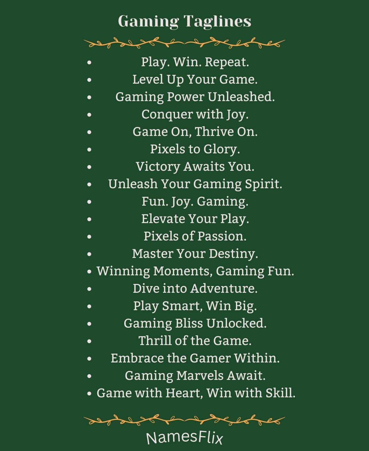 630+ Powerful Gaming Slogans to Elevate Your Play