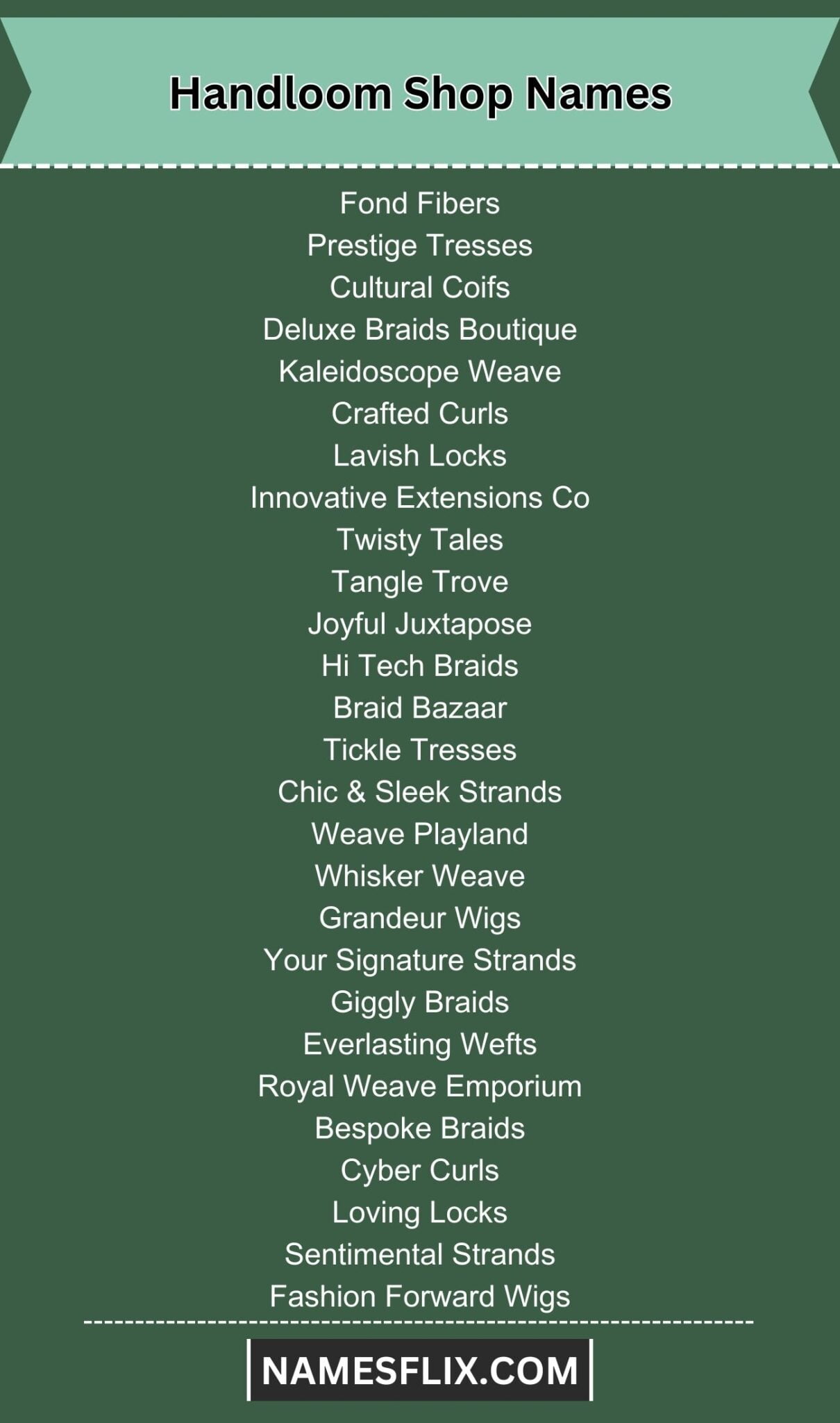 750+ Best Weave Business Names You'll Enjoy