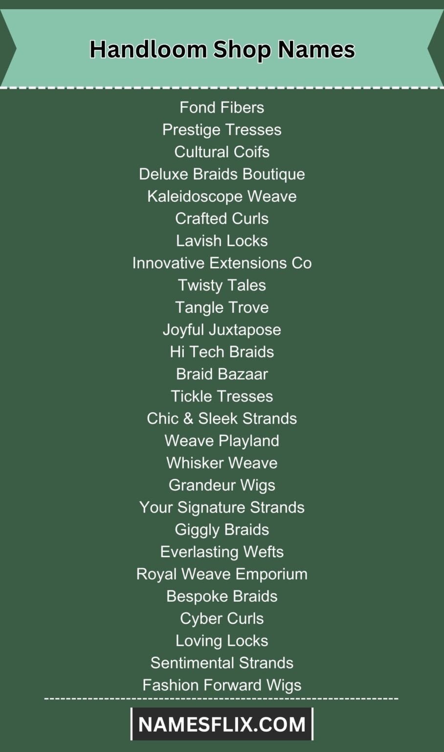 750+ Best Weave Business Names You'll Enjoy