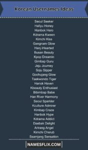 450+ Korean Usernames That Express Your Personality