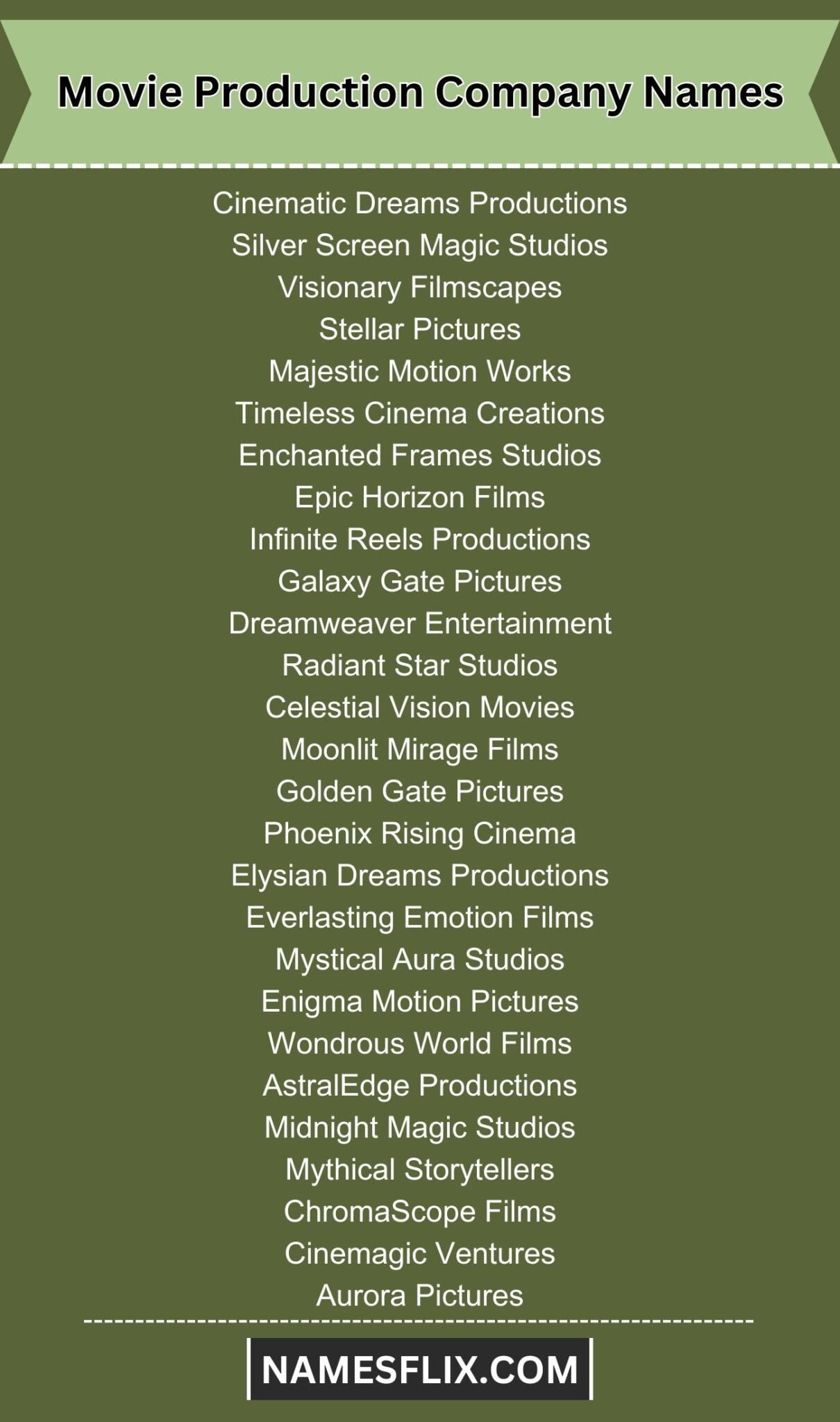 850+ Best Film Production Company Name Suggestions
