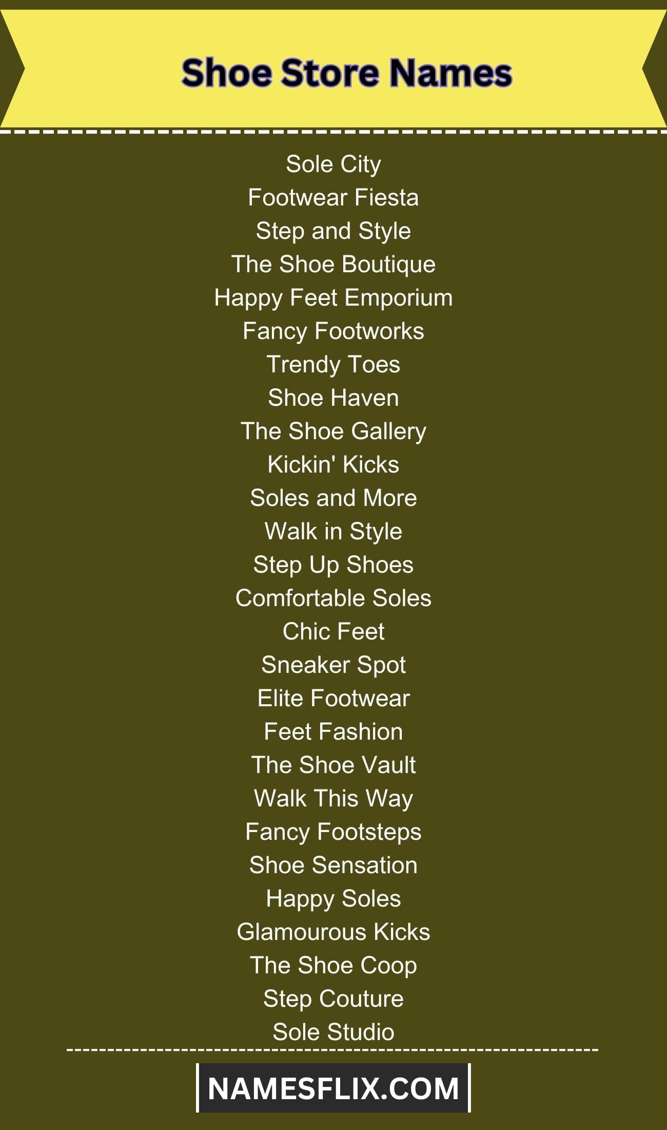 900+ Shoe Store Names to Define Your Style