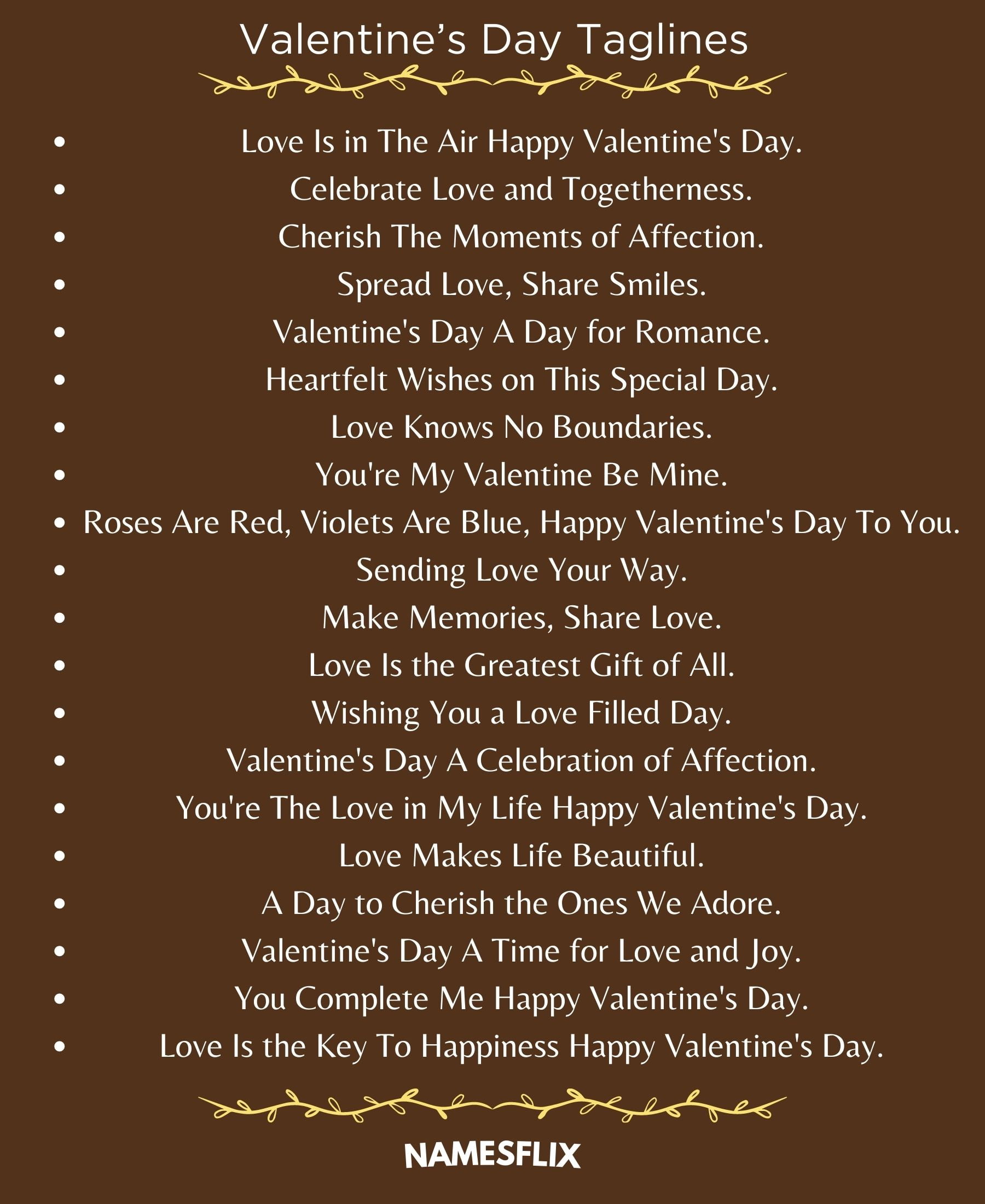 660+ Valentine's Day Slogans to Express Your Affectionate Spirit