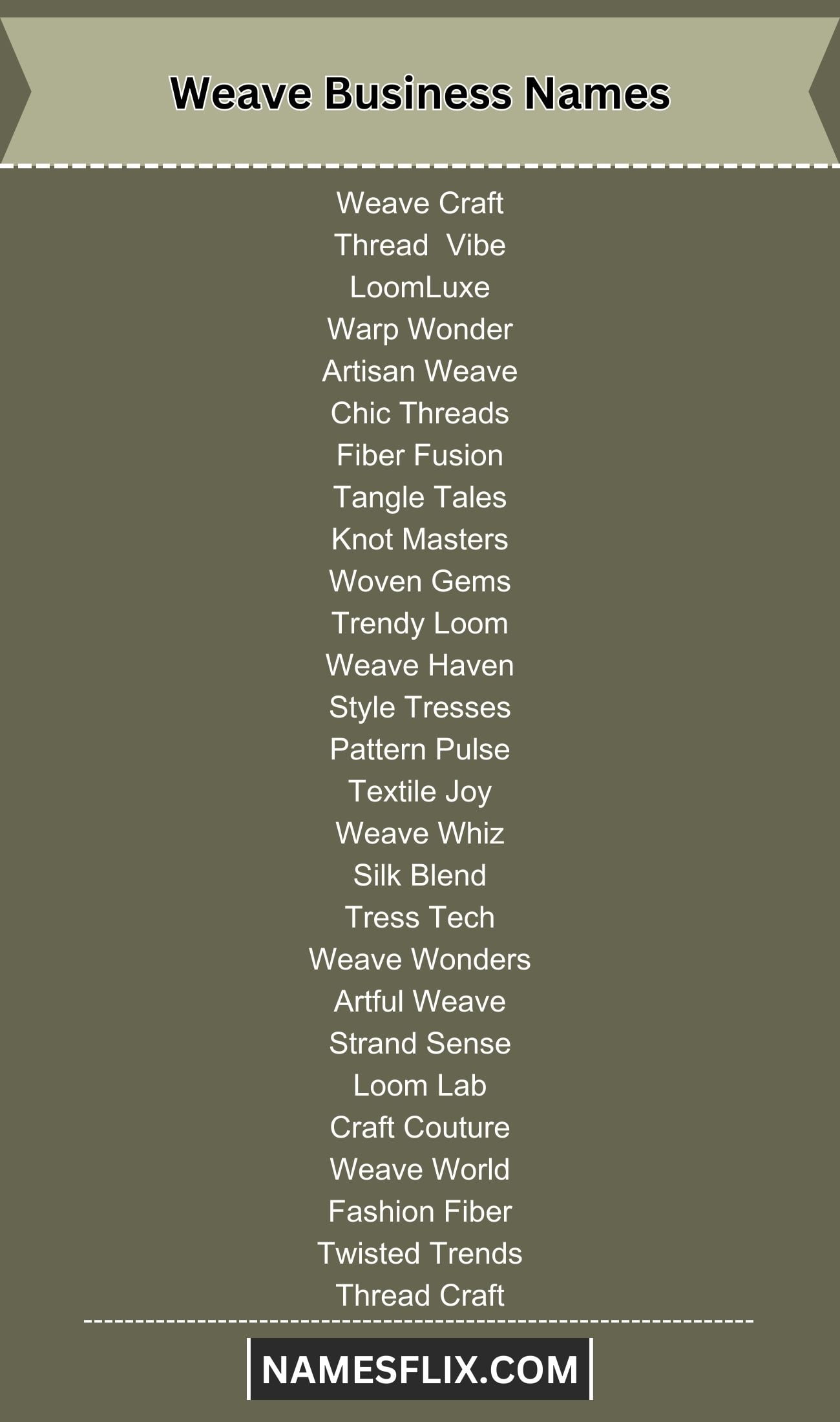 750+ Best Weave Business Names You'll Enjoy