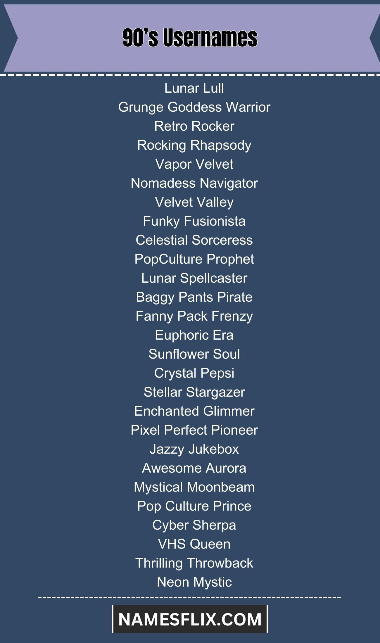 1025+ 90’s Usernames to Relive the Old Era Online