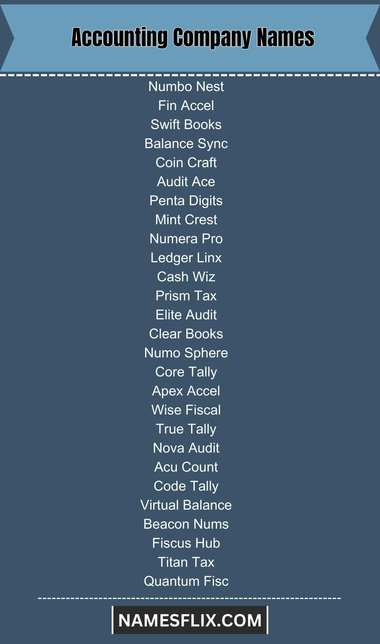 1100+ Accounting Company & Firm Names You'll Enjoy