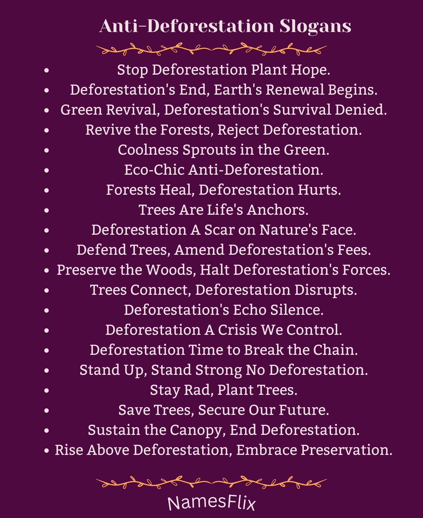 650+ Best Deforestation Slogans for Greener Horizon