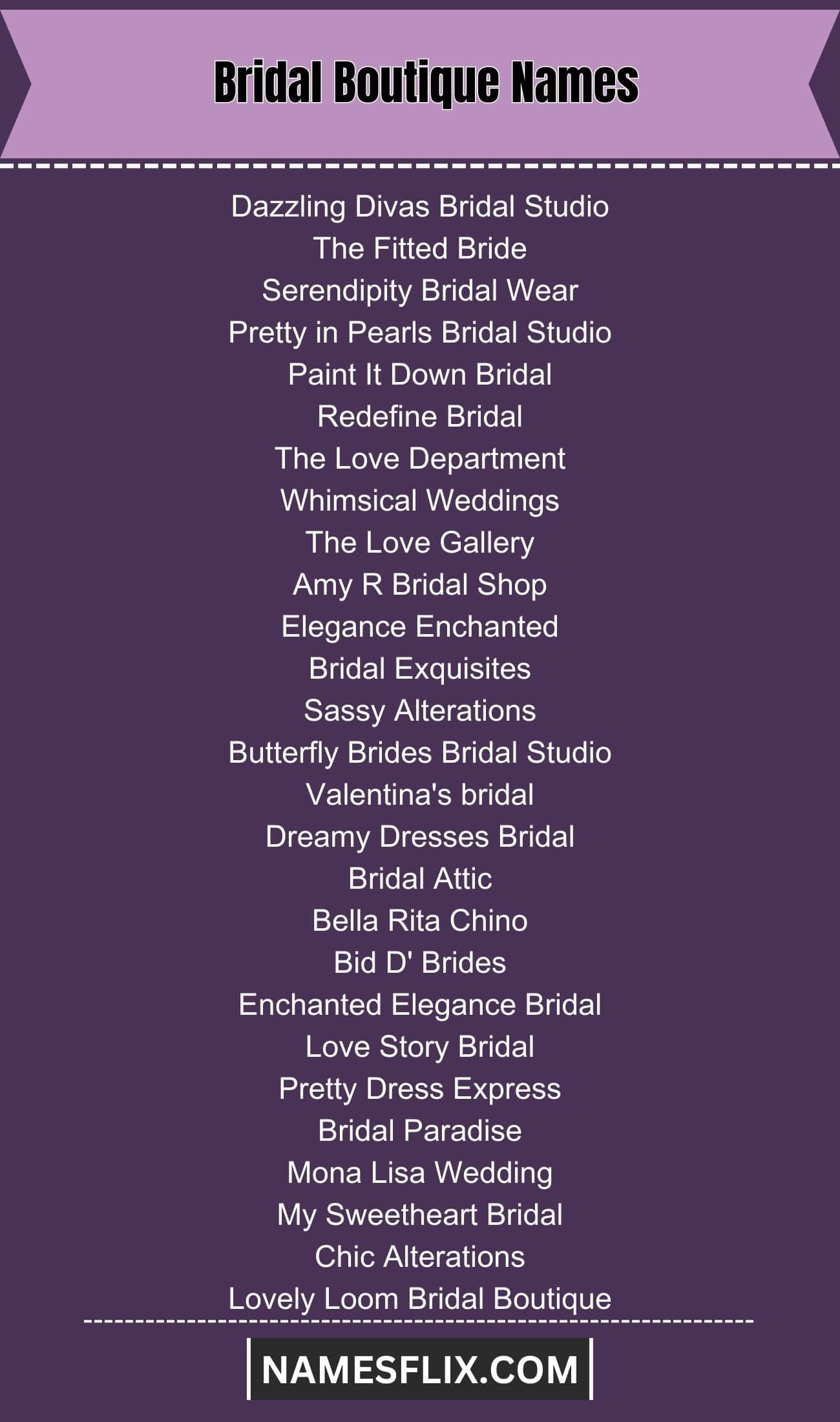1000+ Unique Bridal Shop Names That Steal the Spotlight