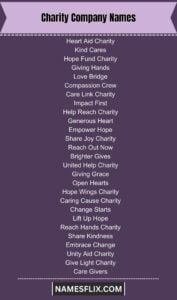 900+ Charity Names & Non Profit Organization Names Ideas