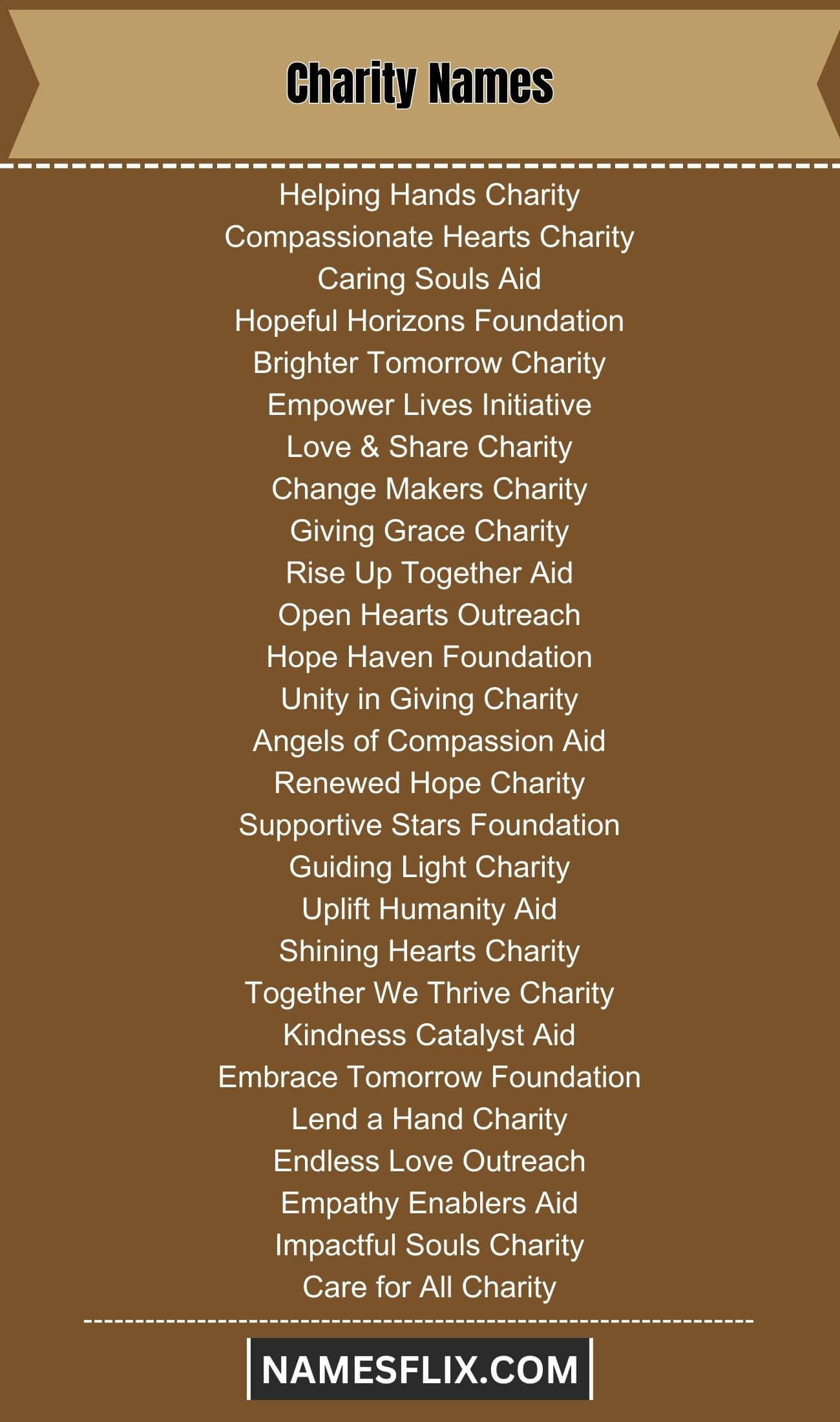 900+ Charity Names & Non Profit Organization Names Ideas