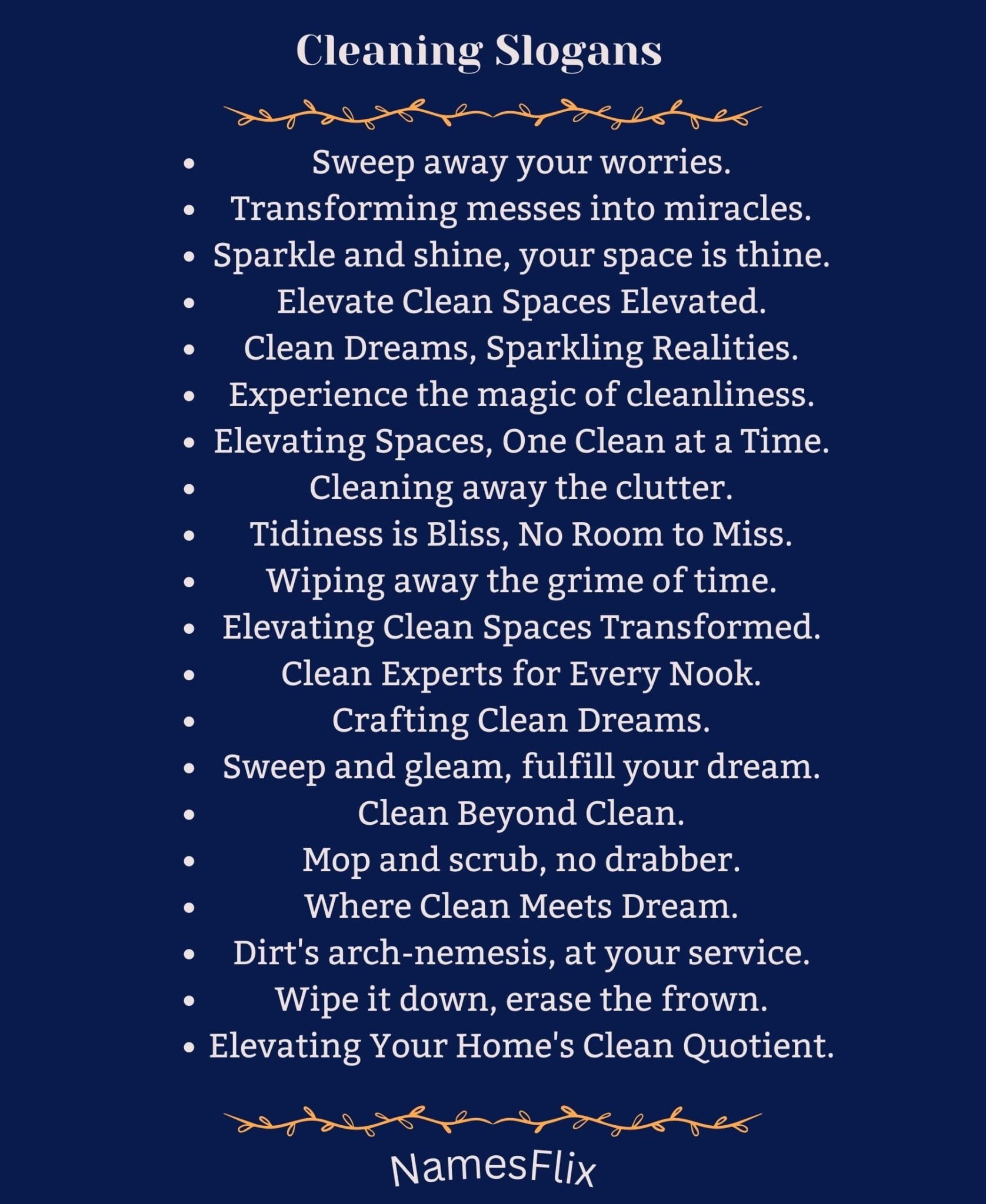 520+ Best Cleaning Slogans for Neat & Tidy Thoughts