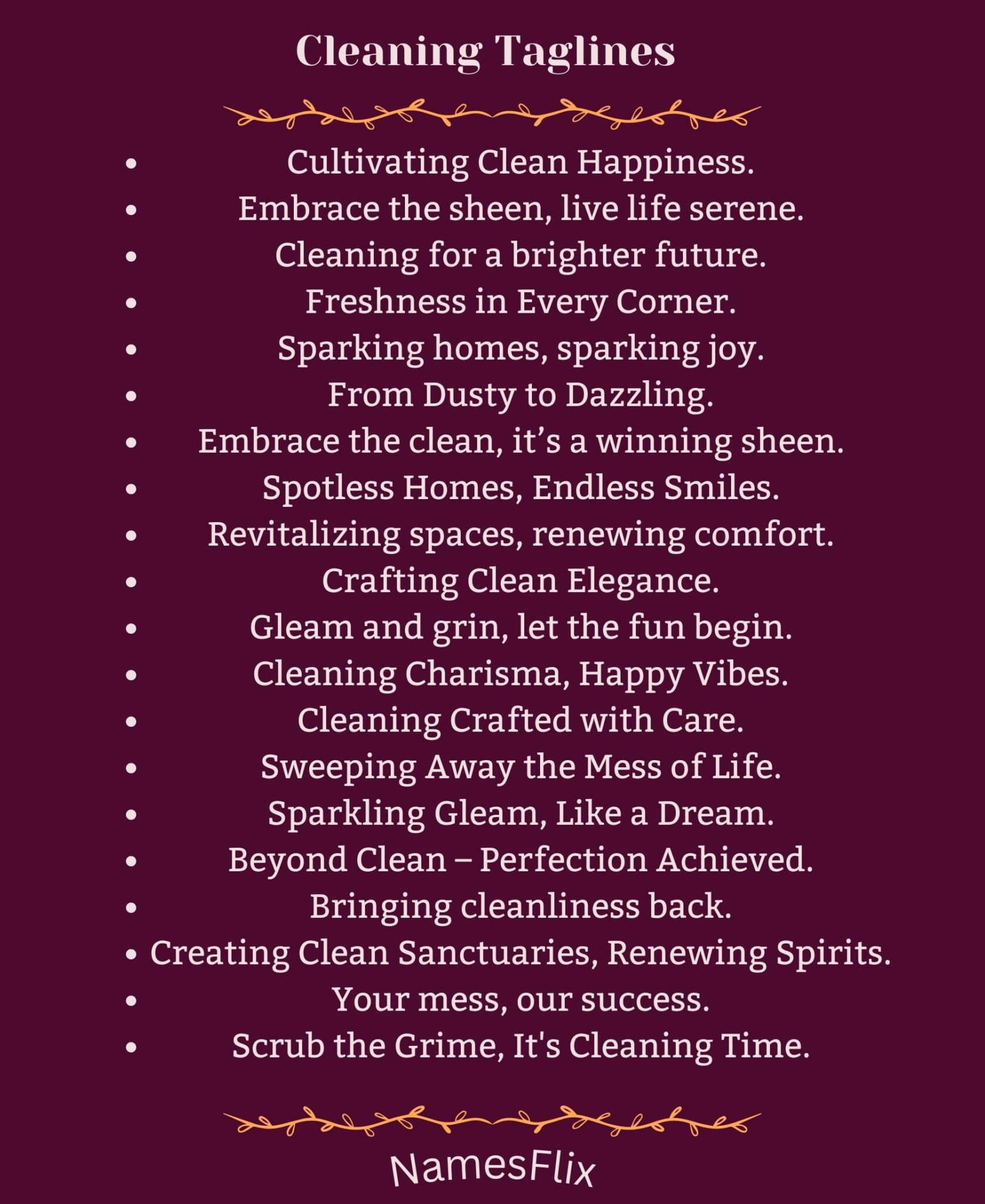 520+ Best Cleaning Slogans for Neat & Tidy Thoughts