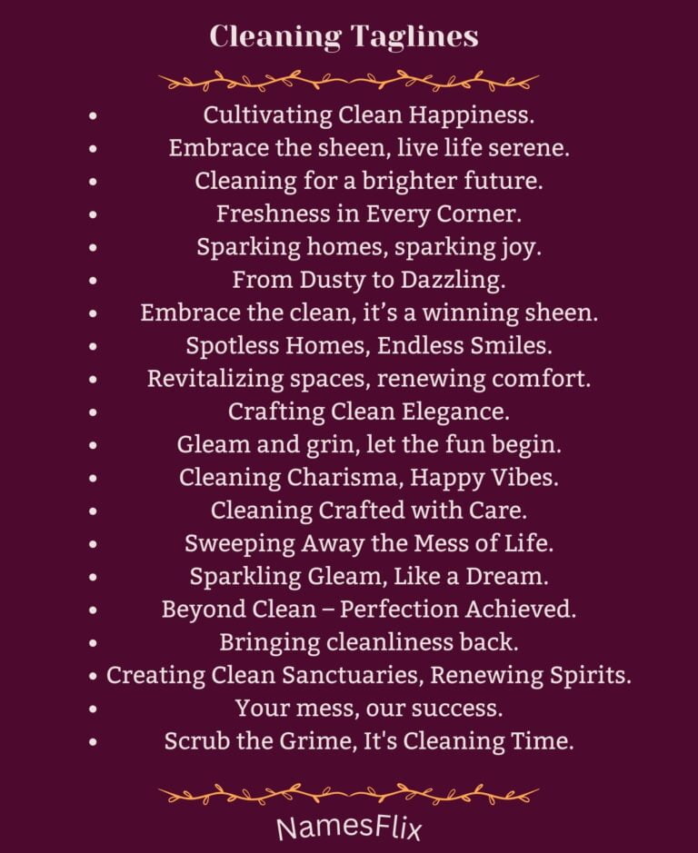 520+ Best Cleaning Slogans for Neat & Tidy Thoughts