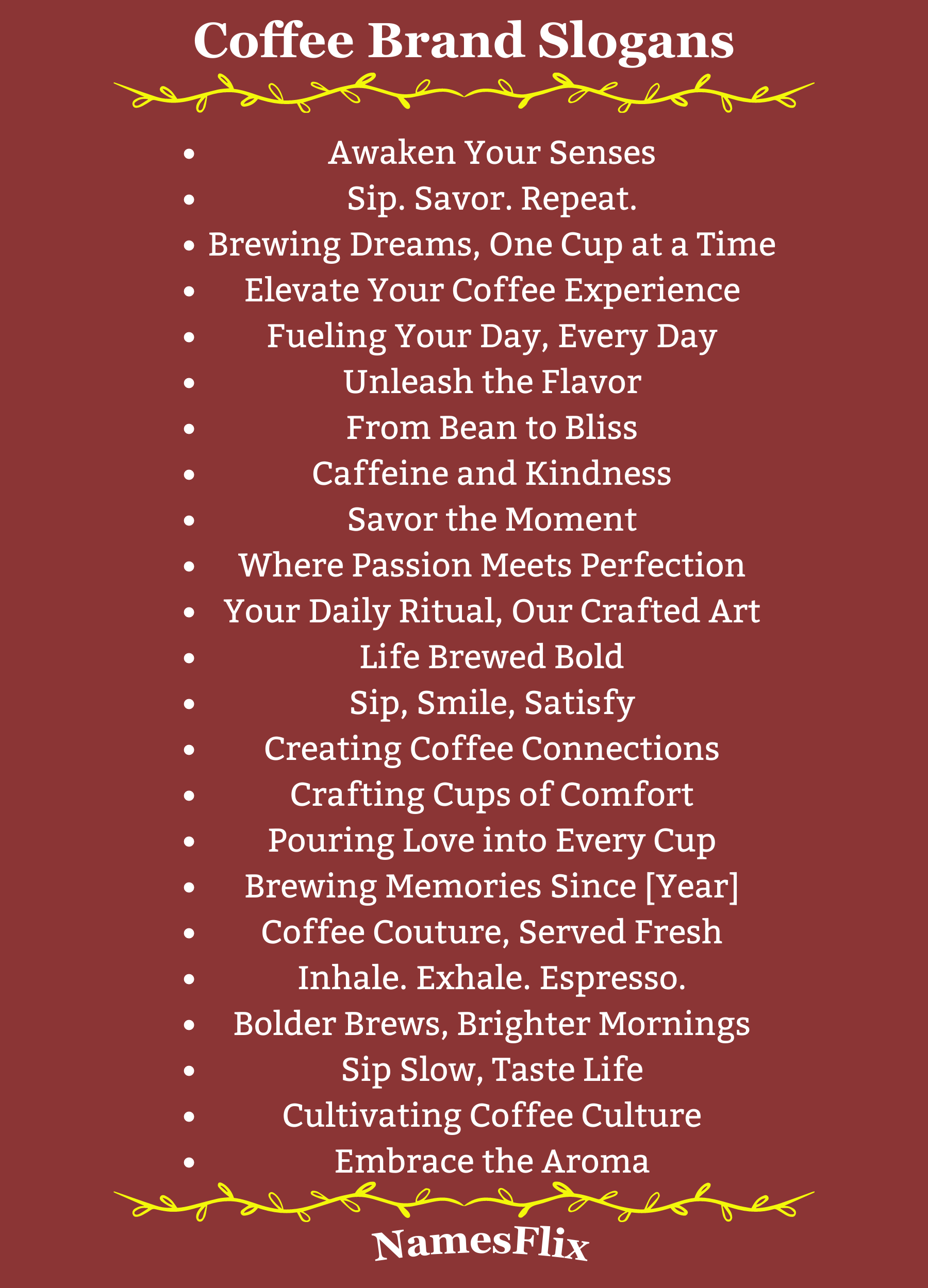 640+ Adorable Coffee Shop Slogans & Taglines That Sell