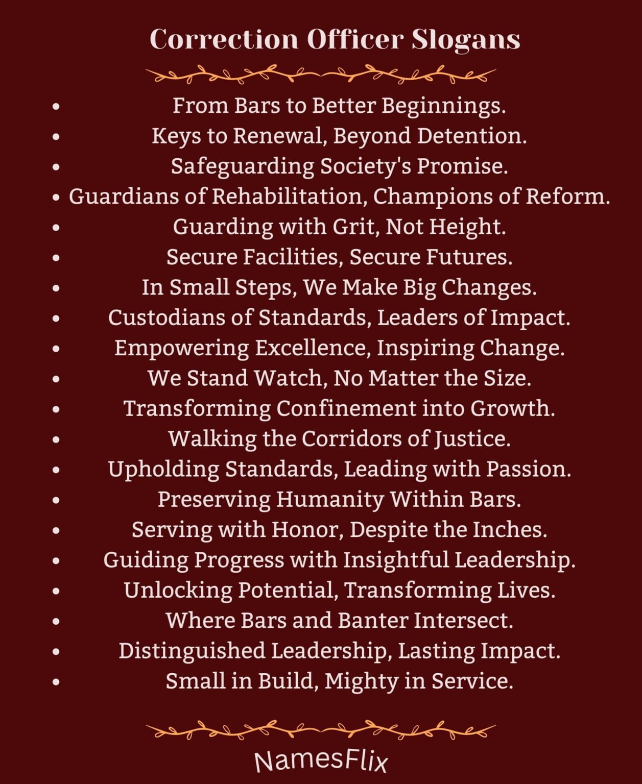560+ Correction Officer Slogans ,Sayings & Quotes