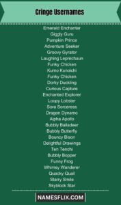 705+ Playful Cringe Usernames to Try Today