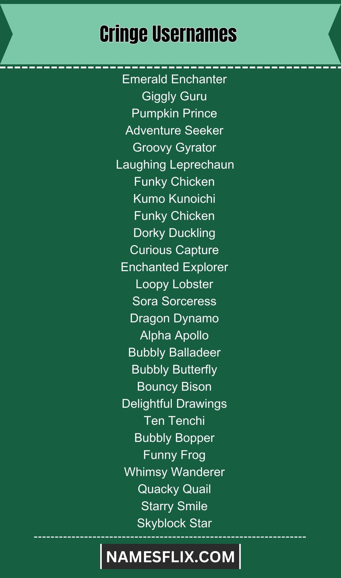 705+ Playful Cringe Usernames to Try Today