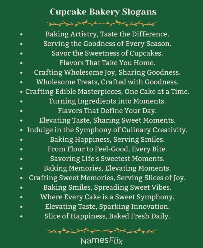 530+ Bakery Slogans to Shape the Essence of Bakeries