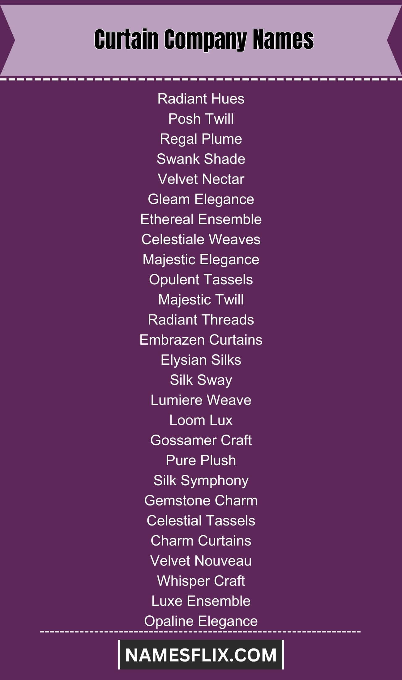 1300+ Curtain Brand Names That Define Your Texture