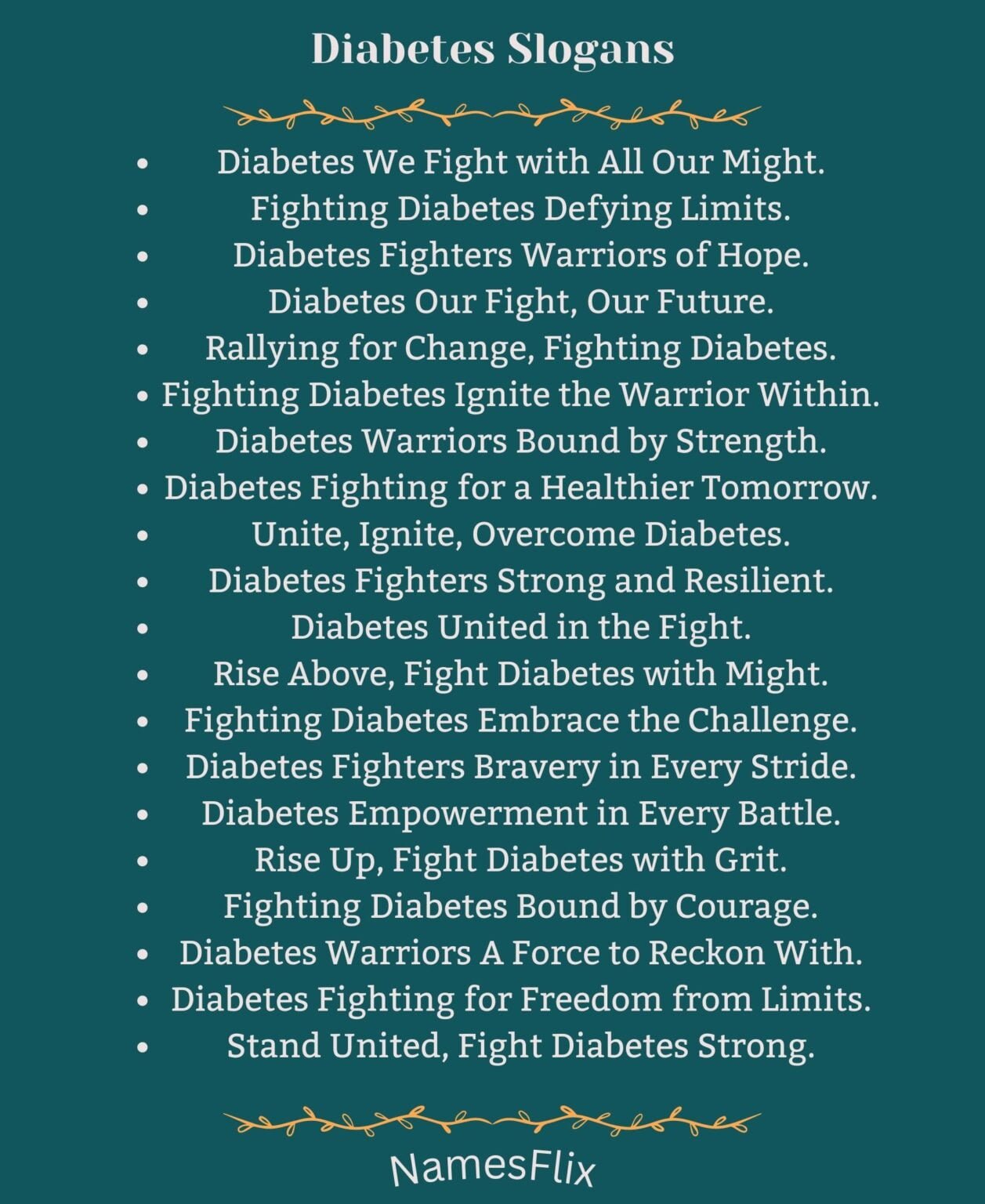 685+ Diabetes Slogans: Turning Sugar into Strength