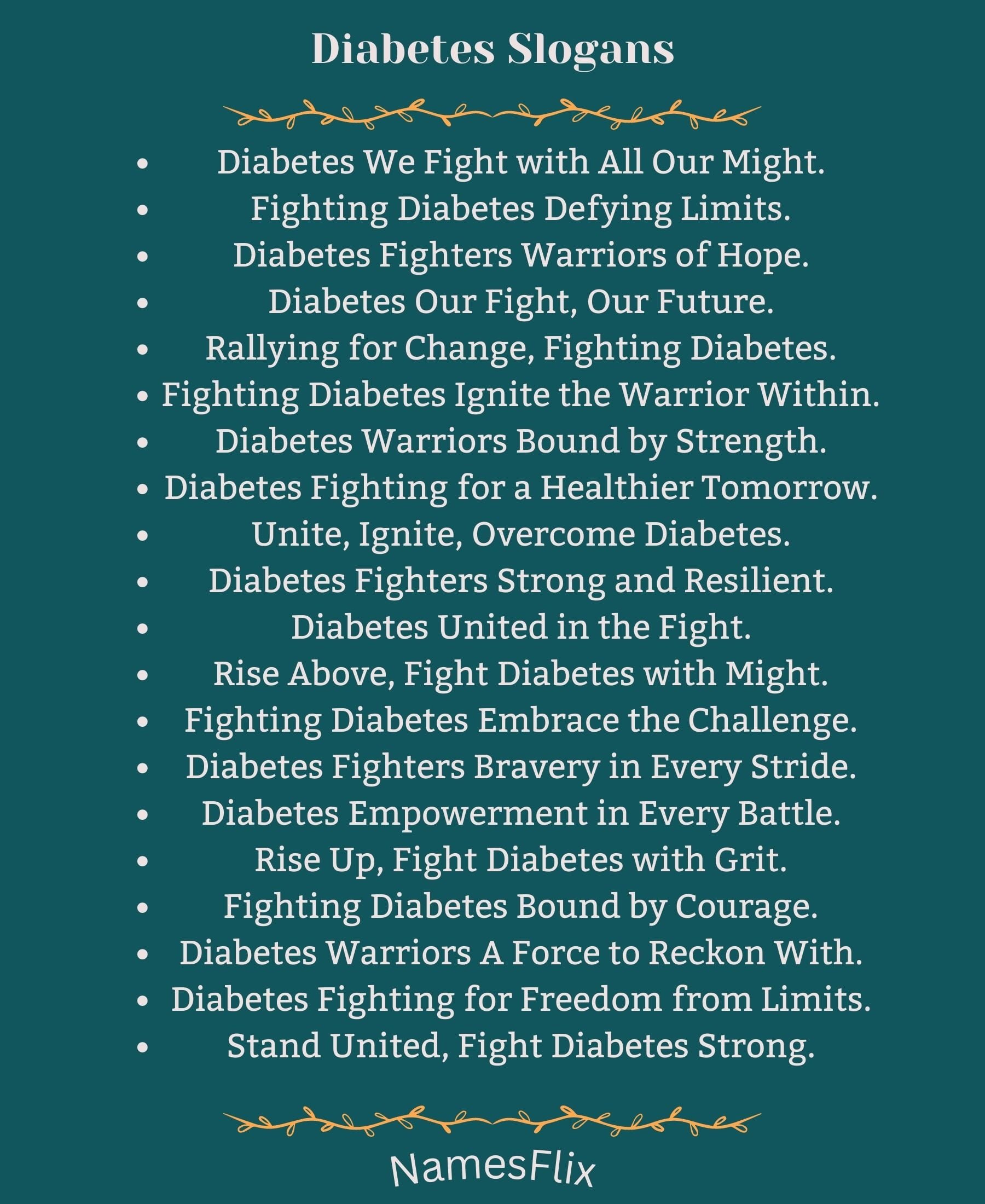 685+ Diabetes Slogans: Turning Sugar into Strength