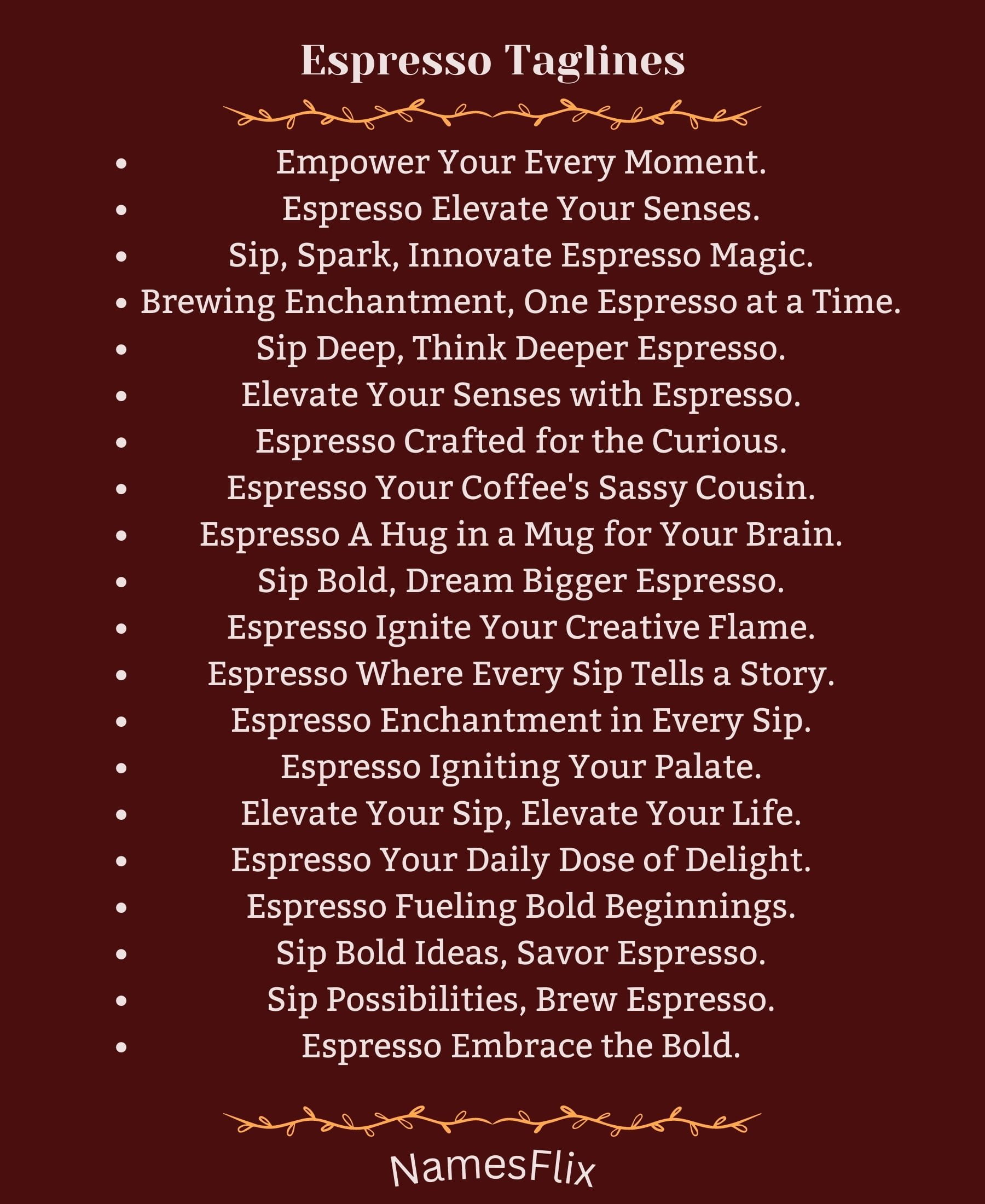 500+ Espresso Slogans That Perk Up Your Coffee Brand