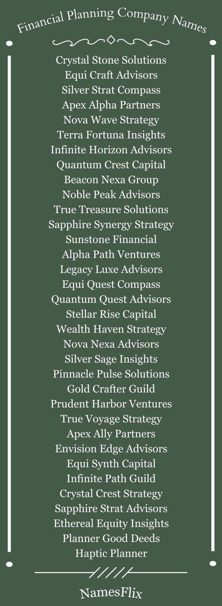 1200+ Best Financial Company Names That Set the Gold Standard