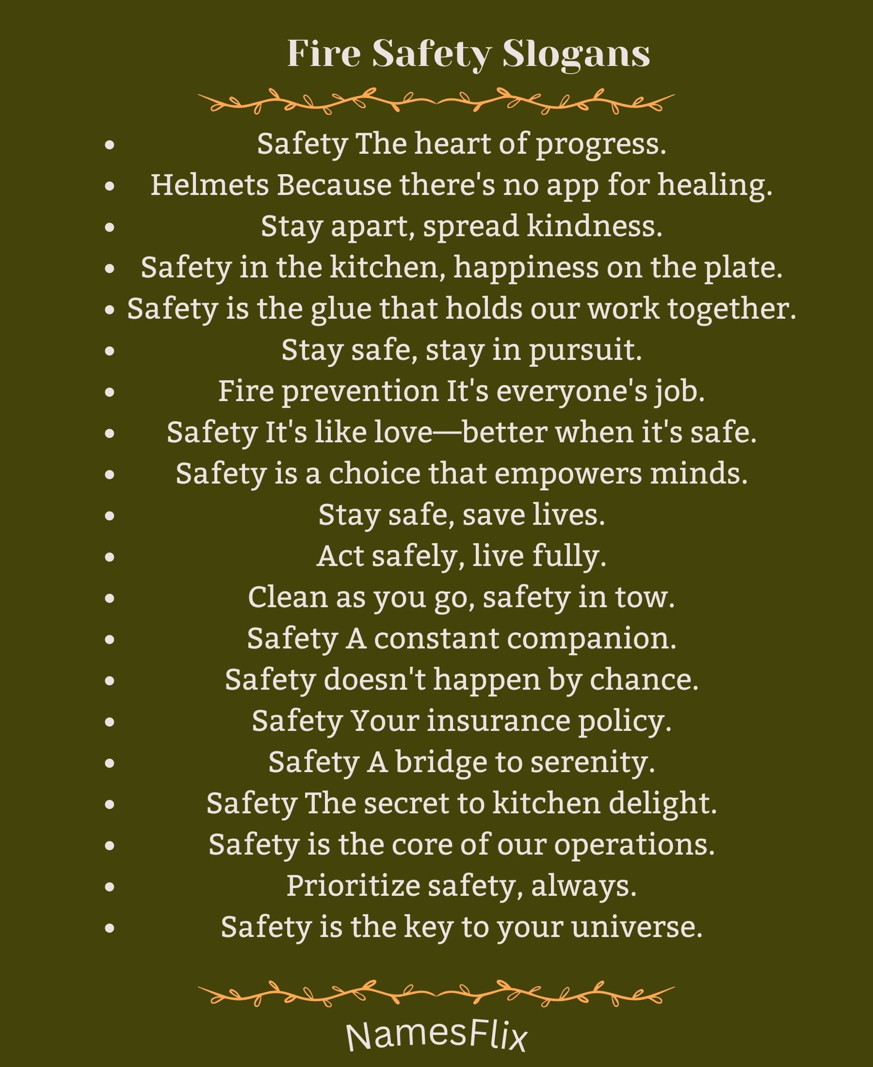 1070+ Safety Slogans for the Path of Protection