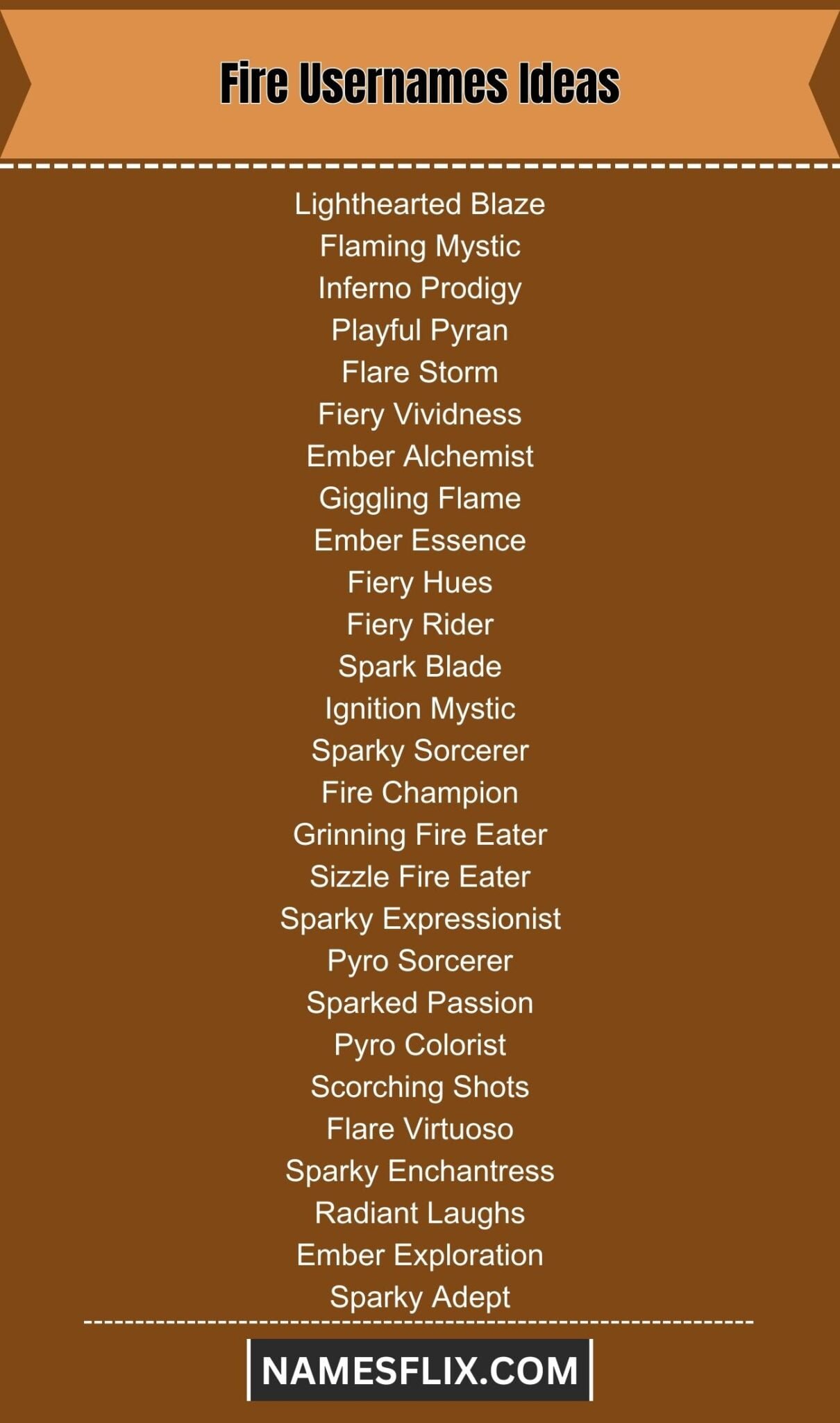 Fire Usernames: 700+ Catchy & Artistic Username Ideas