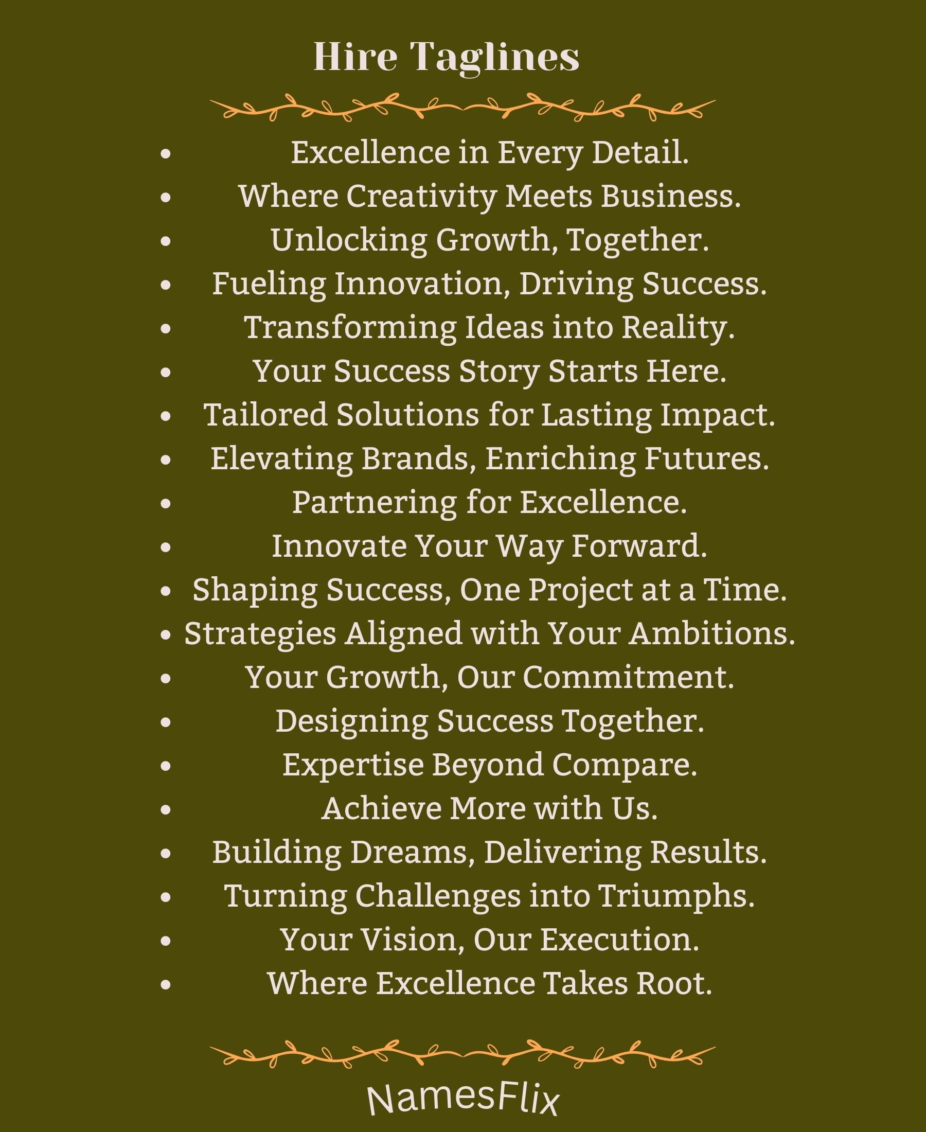 535+ Unique Hire Slogans That Point to Smart Solutions