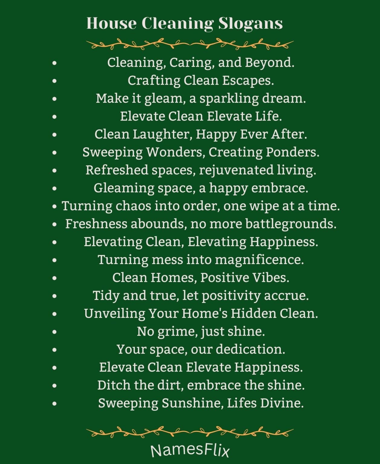 520+ Best Cleaning Slogans for Neat & Tidy Thoughts