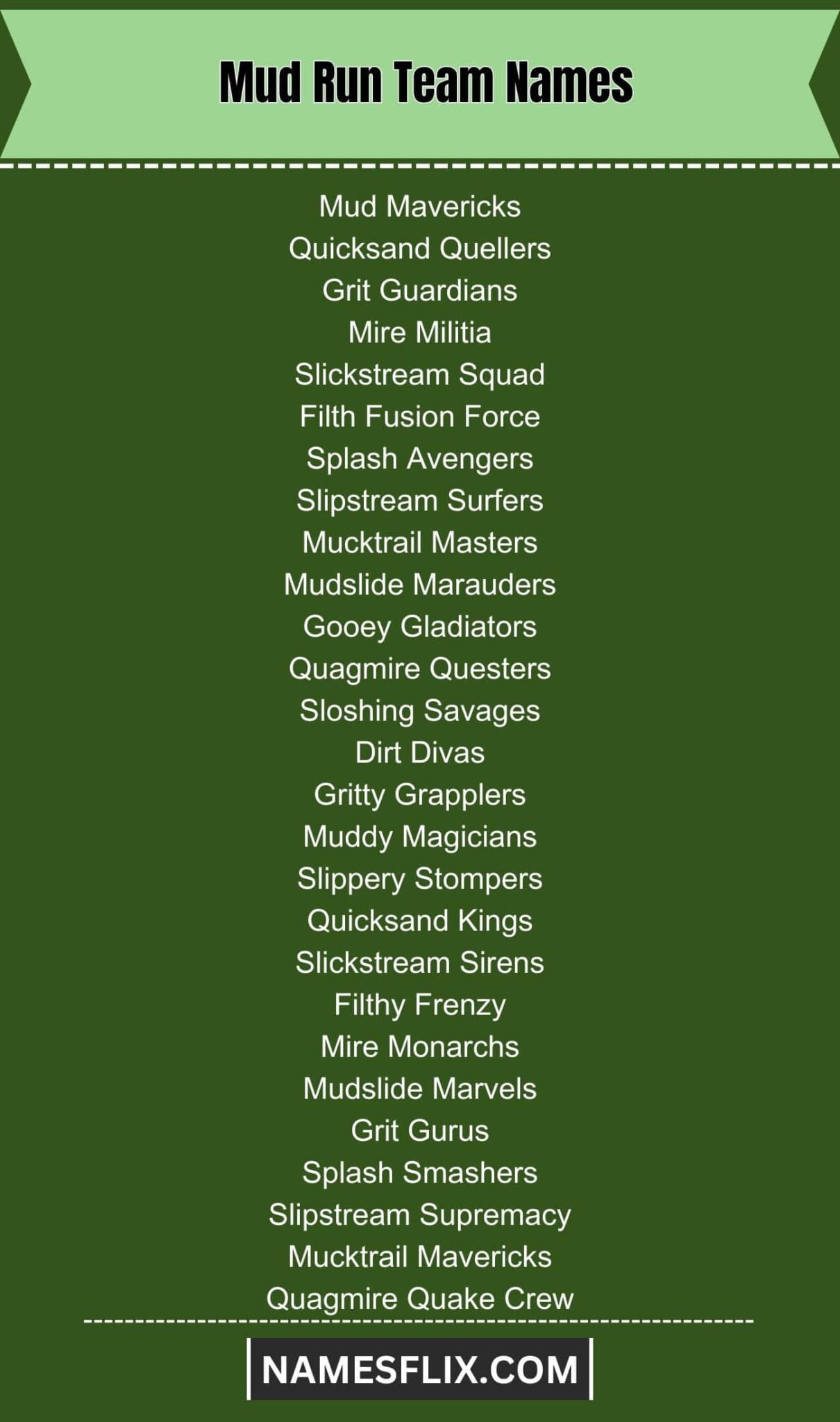 880+ Mud Run Team Names to Dominate the Muddy Challenge