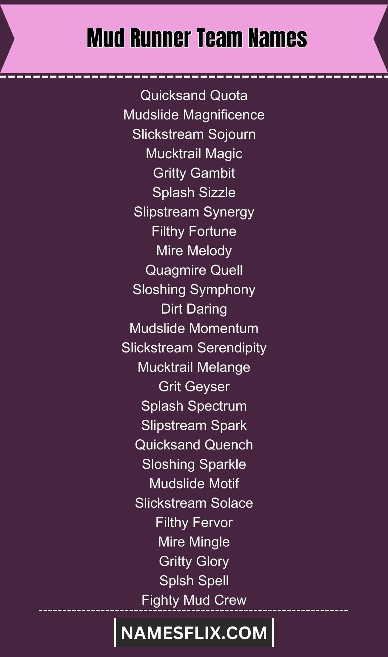 880+ Mud Run Team Names to Dominate the Muddy Challenge