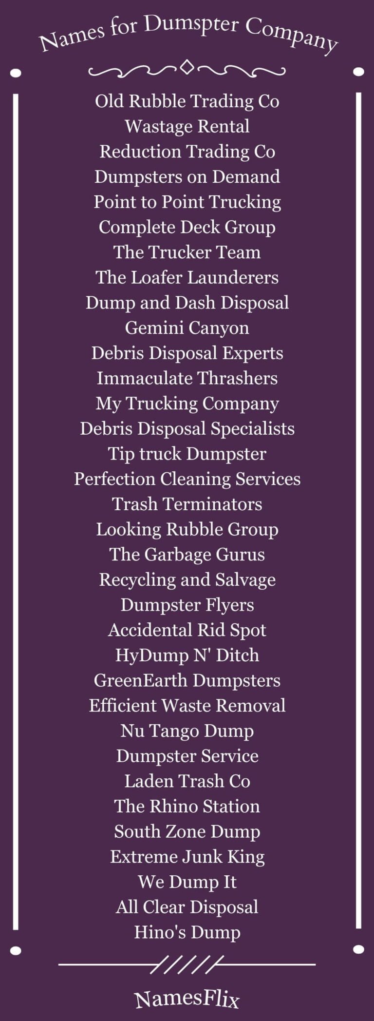 2100+ Dumpster Business Names Ideas That Highlight Innovation