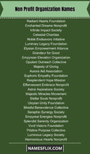 900+ Charity Names & Non Profit Organization Names Ideas