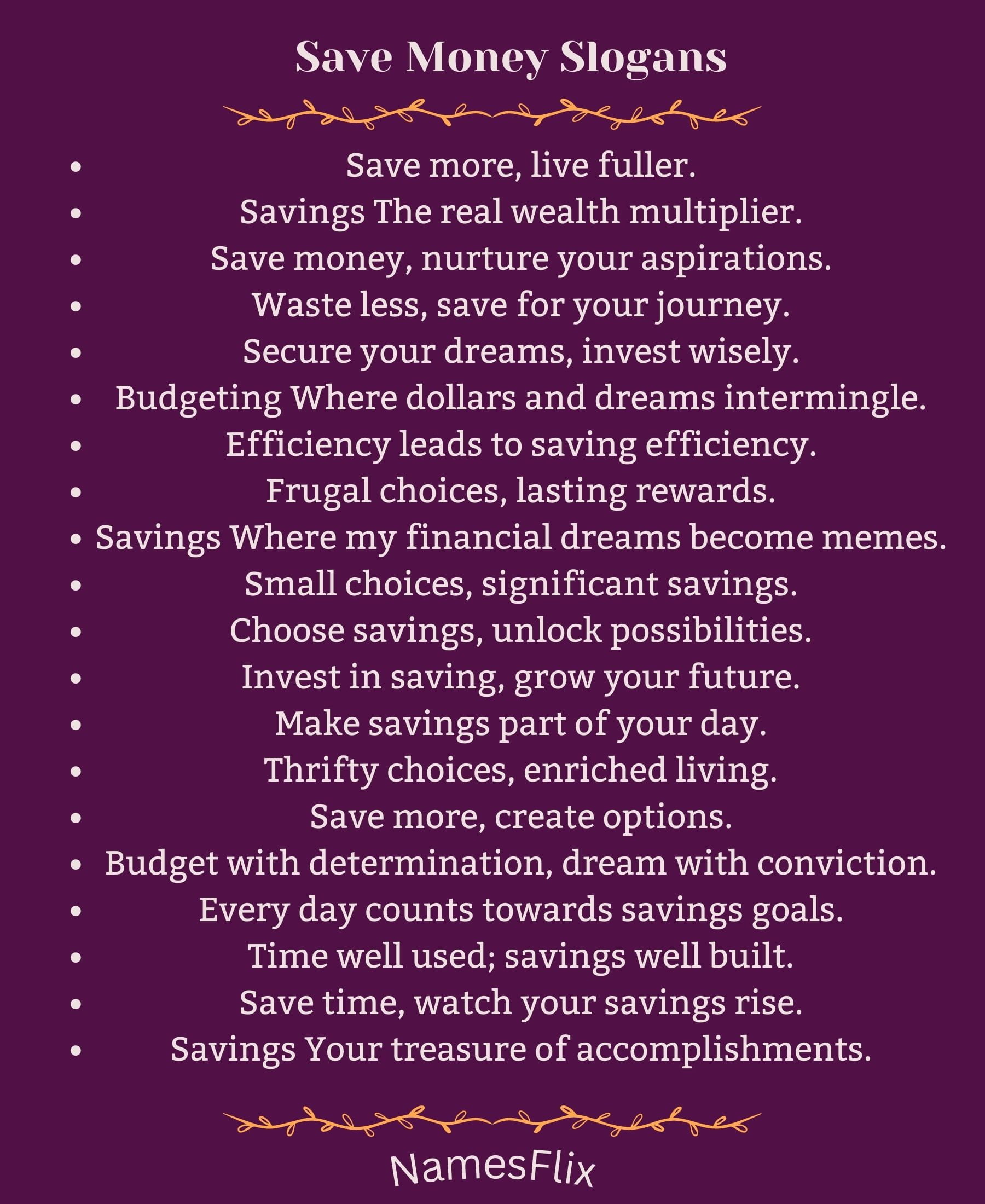 640+ Save Money Slogans Tips for a Thrifty Lifestyle