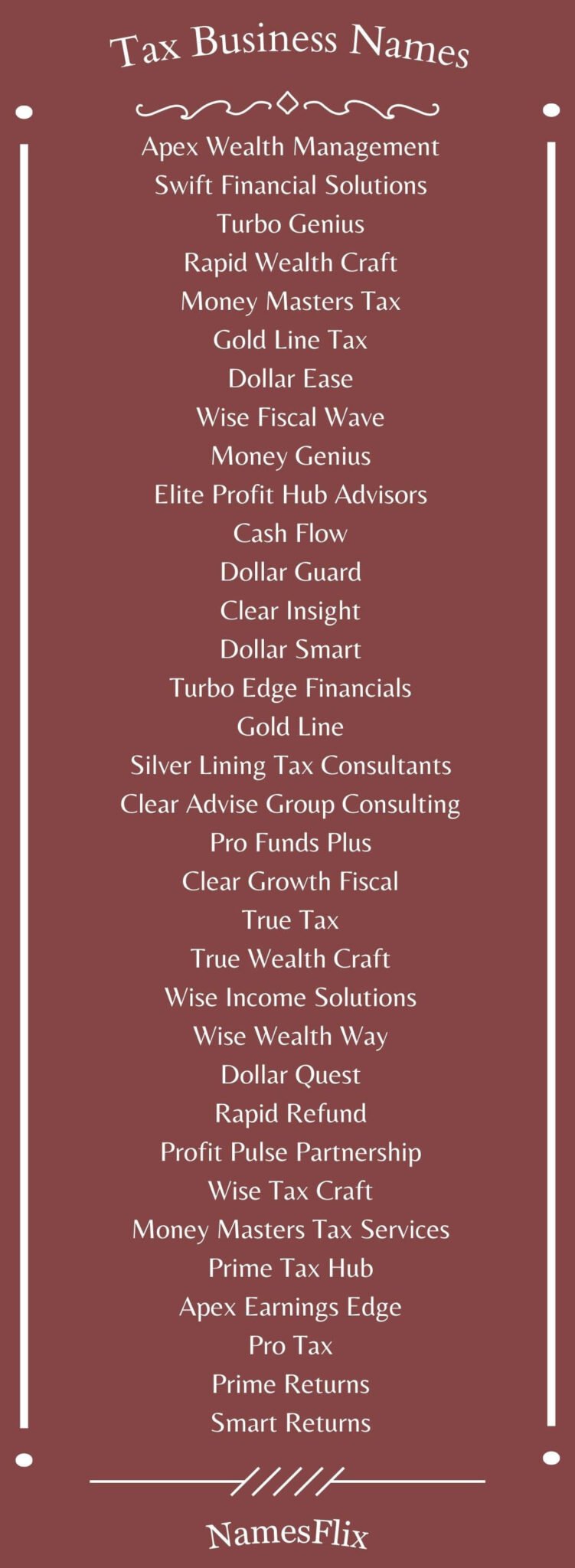 1200+ Catchy Tax Business Names for Cracking the Code