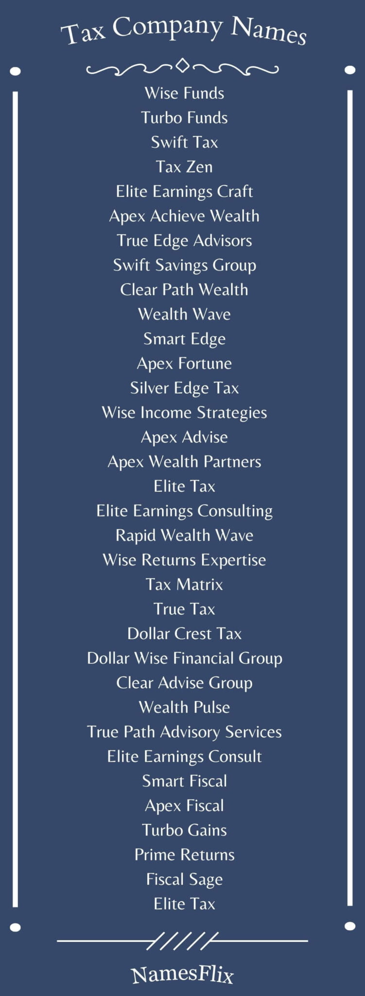 1200+ Catchy Tax Business Names for Cracking the Code