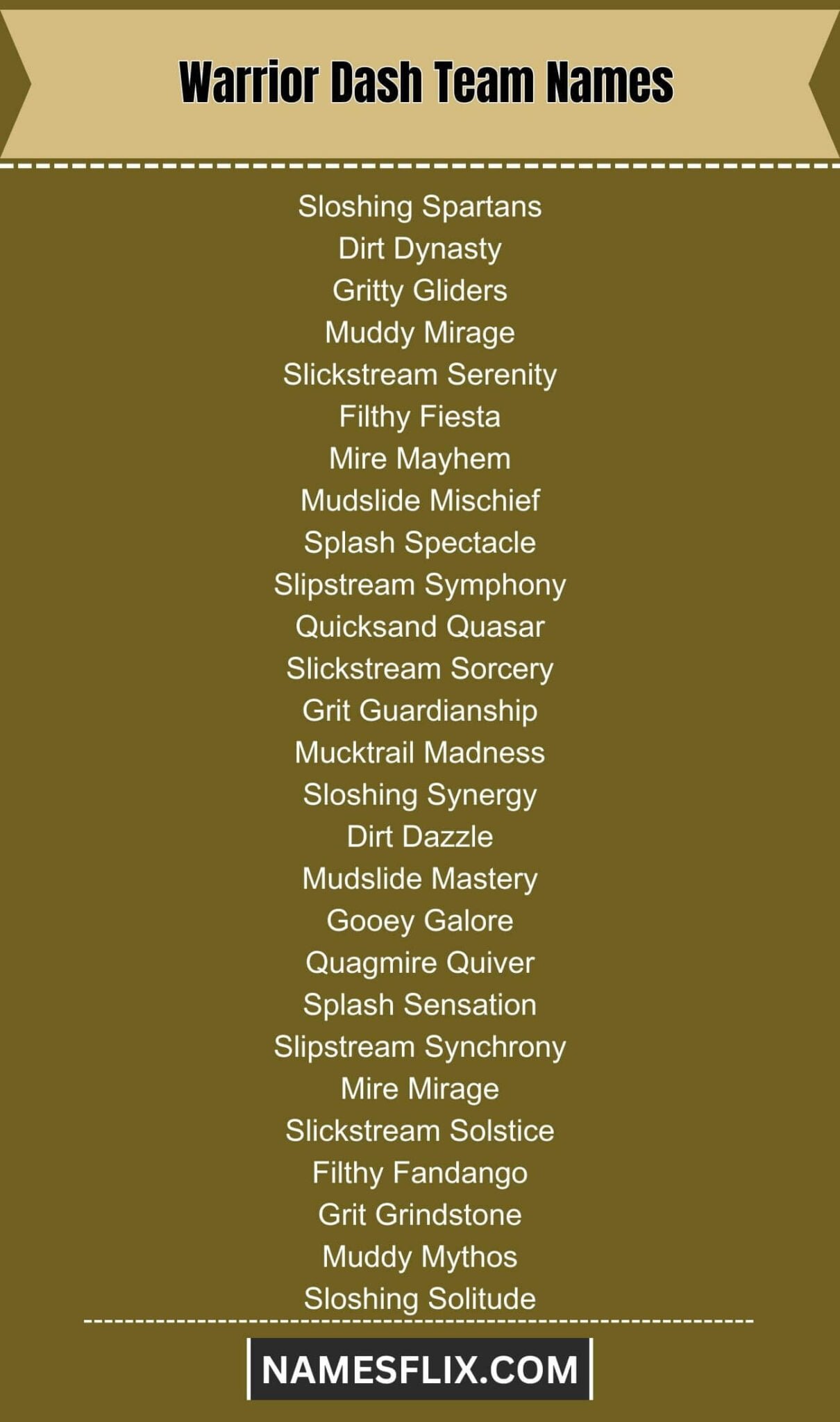 880+ Mud Run Team Names to Dominate the Muddy Challenge