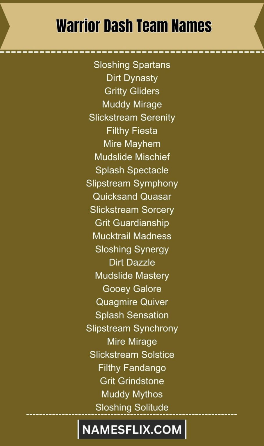 880+ Mud Run Team Names to Dominate the Muddy Challenge