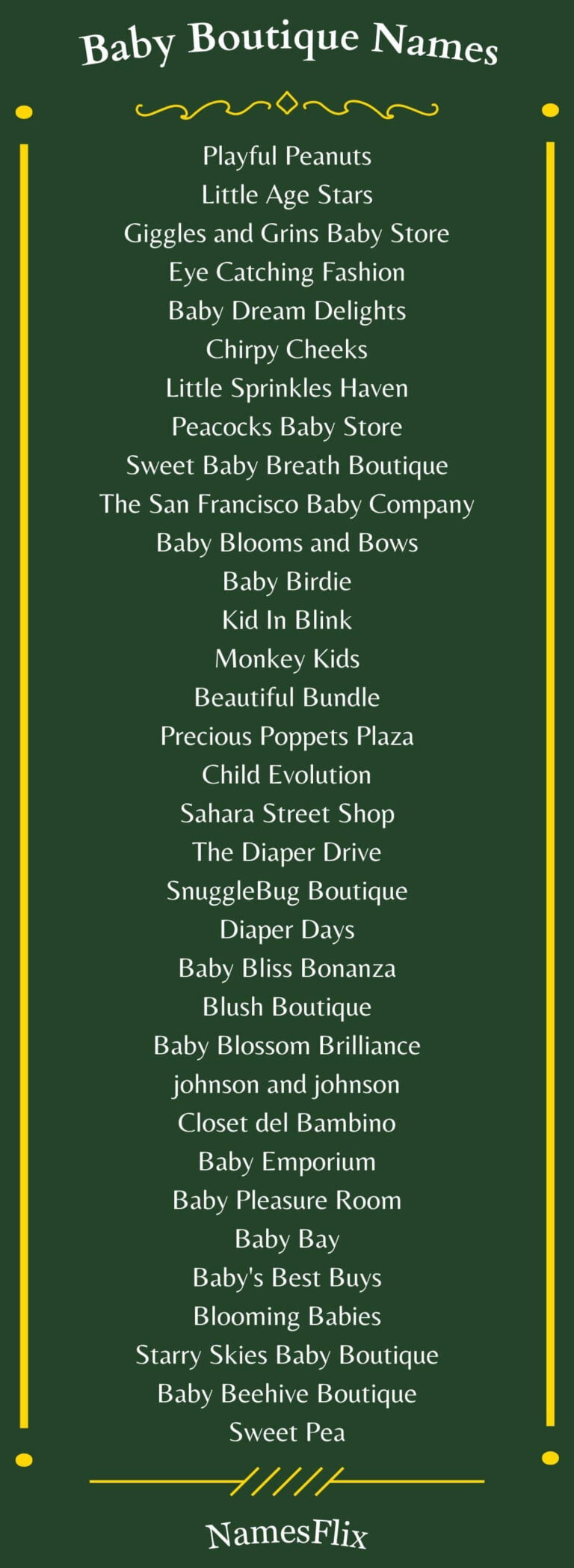1100+ Cute Baby Shop Names Ideas and Suggestions