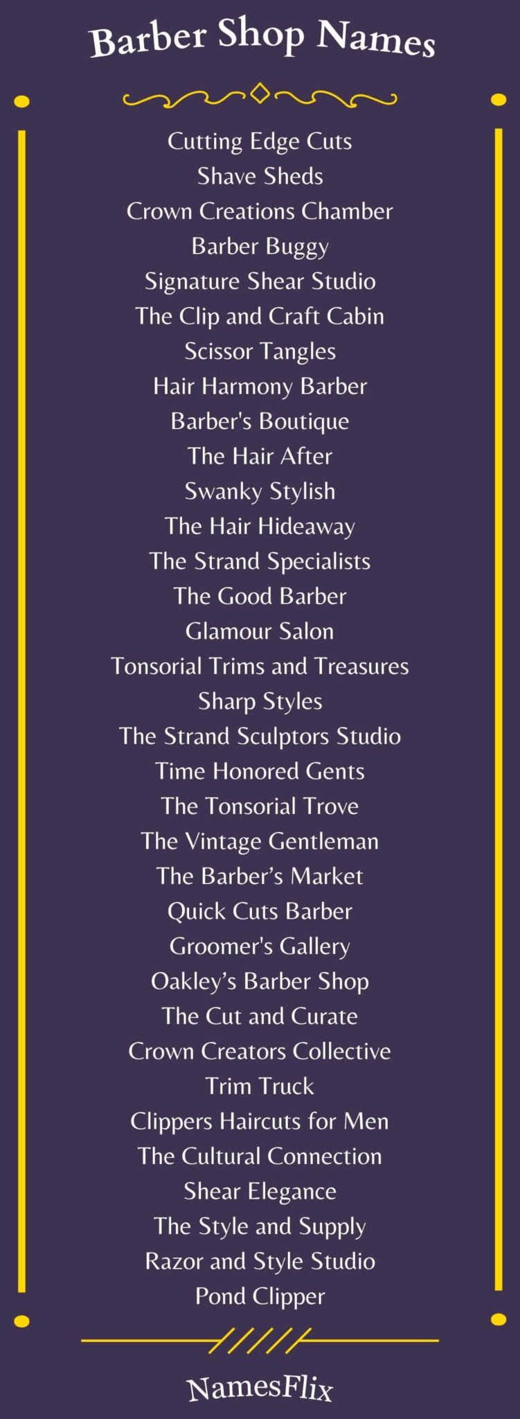 1200+ Catchy Barber Shop Names Ideas for a Sharp Start