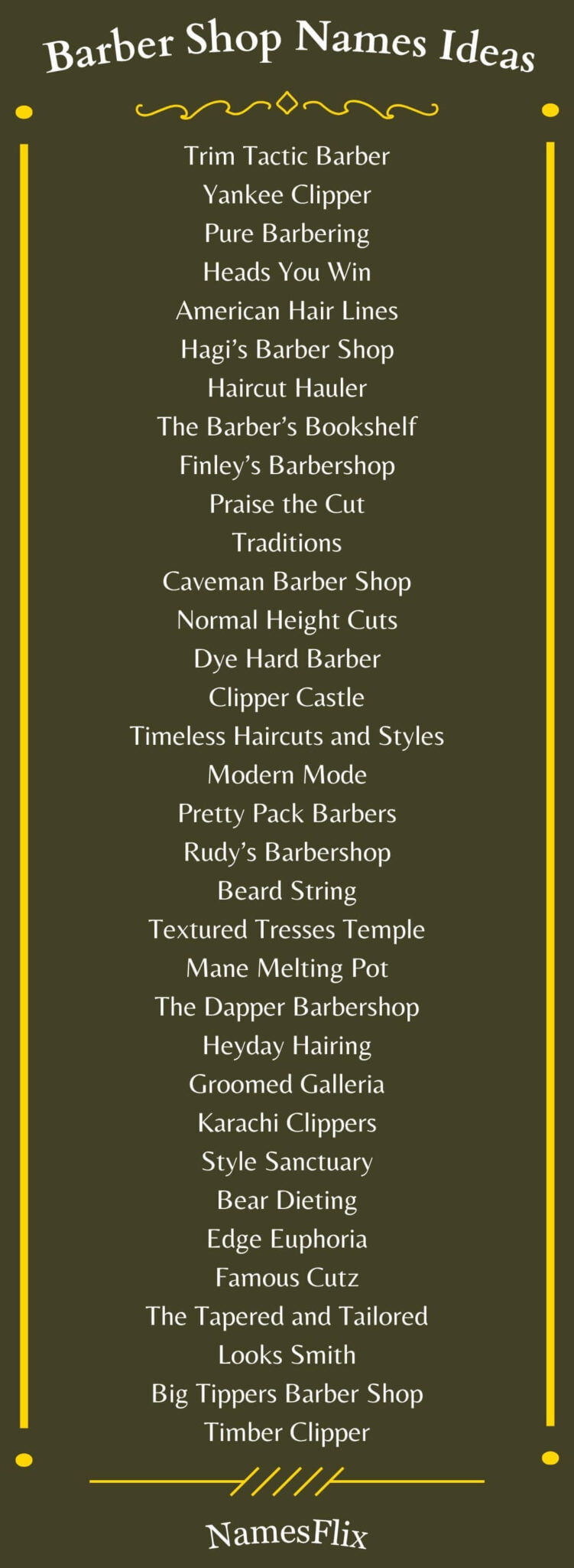 1200+ Catchy Barber Shop Names Ideas for a Sharp Start