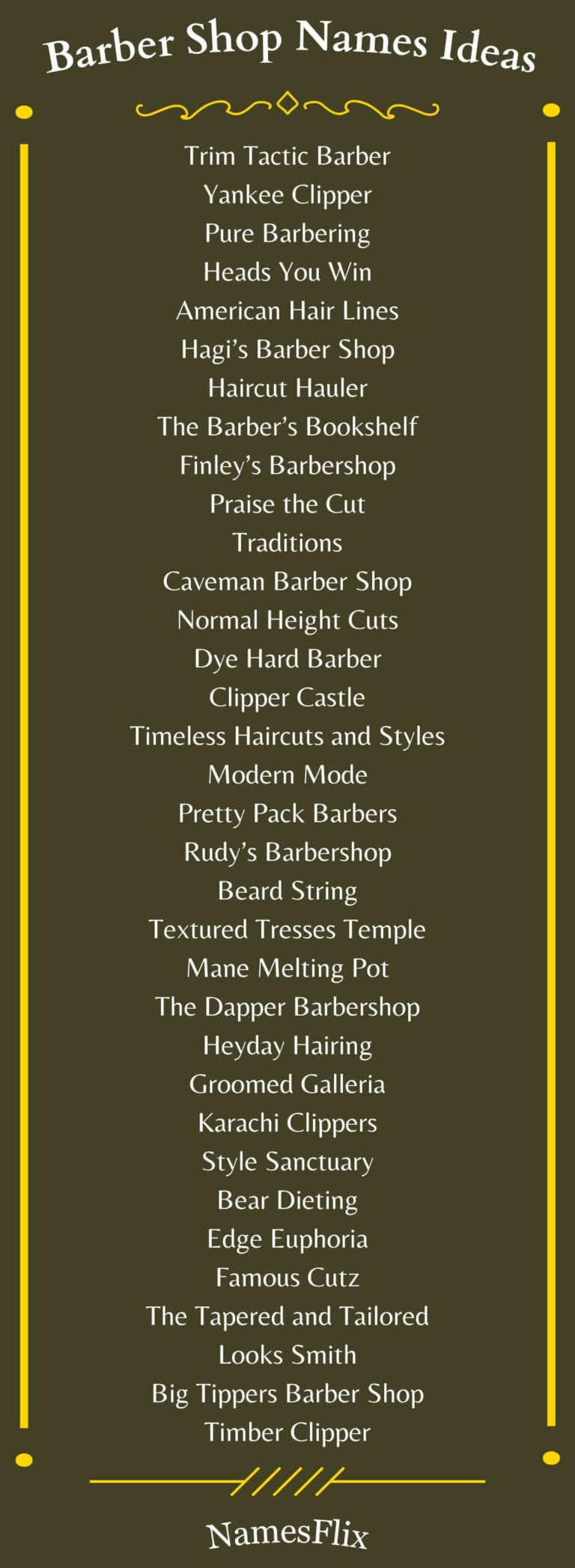 1200+ Catchy Barber Shop Names Ideas for a Sharp Start