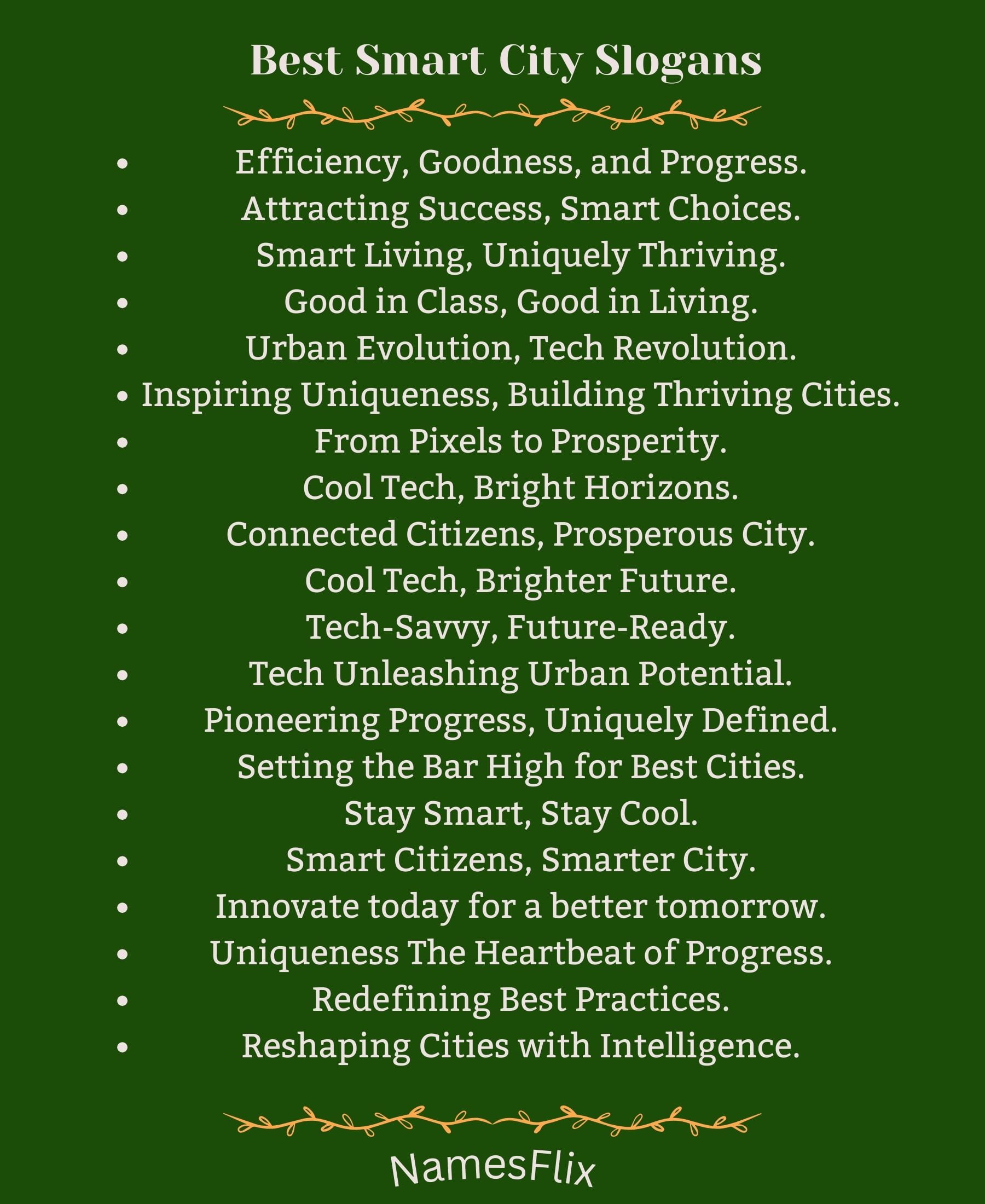 Smart City Slogans: 540+ Crafting Ideas That Make Charm