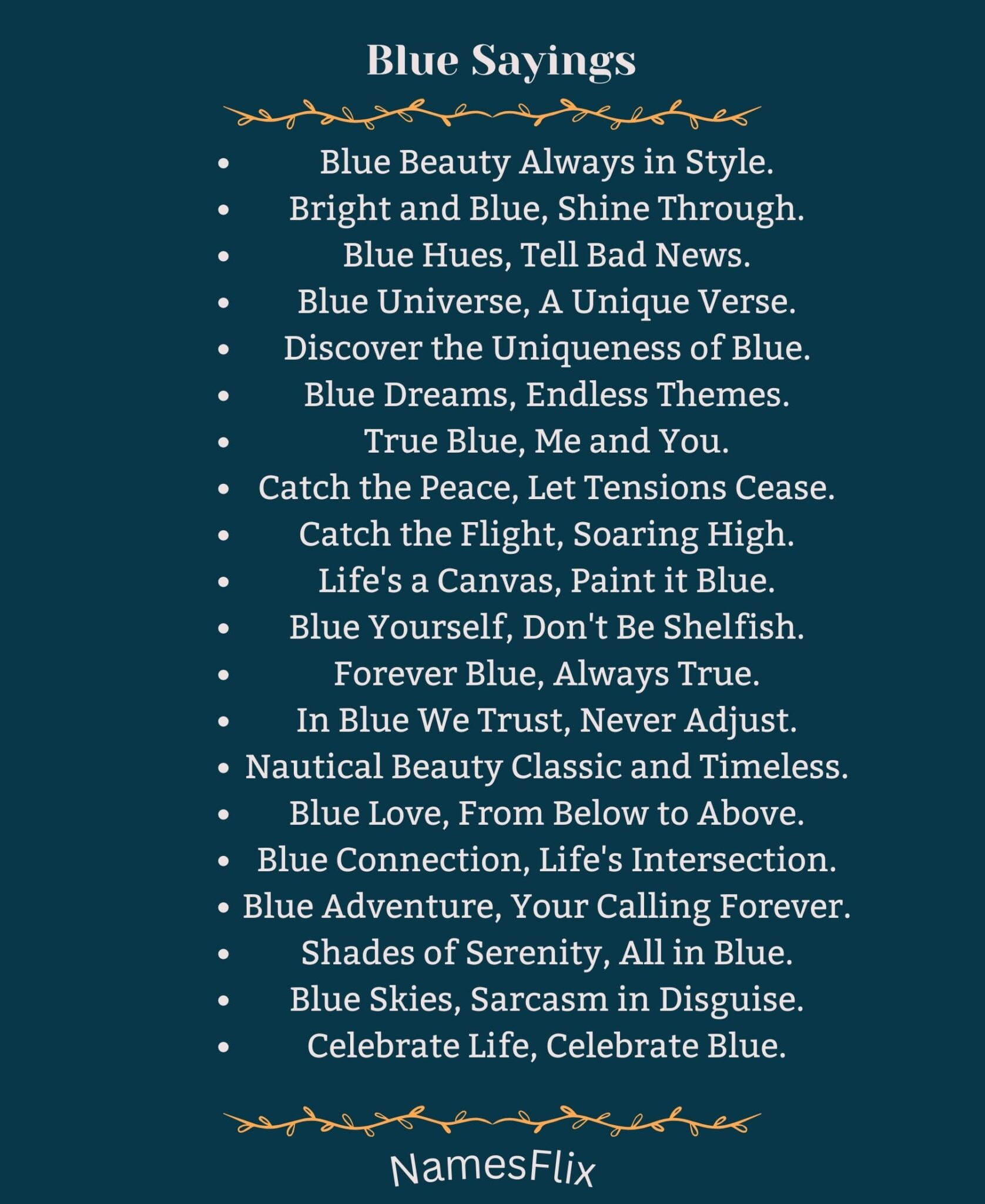 660+ Creative Blue Slogans, Phrases and Taglines